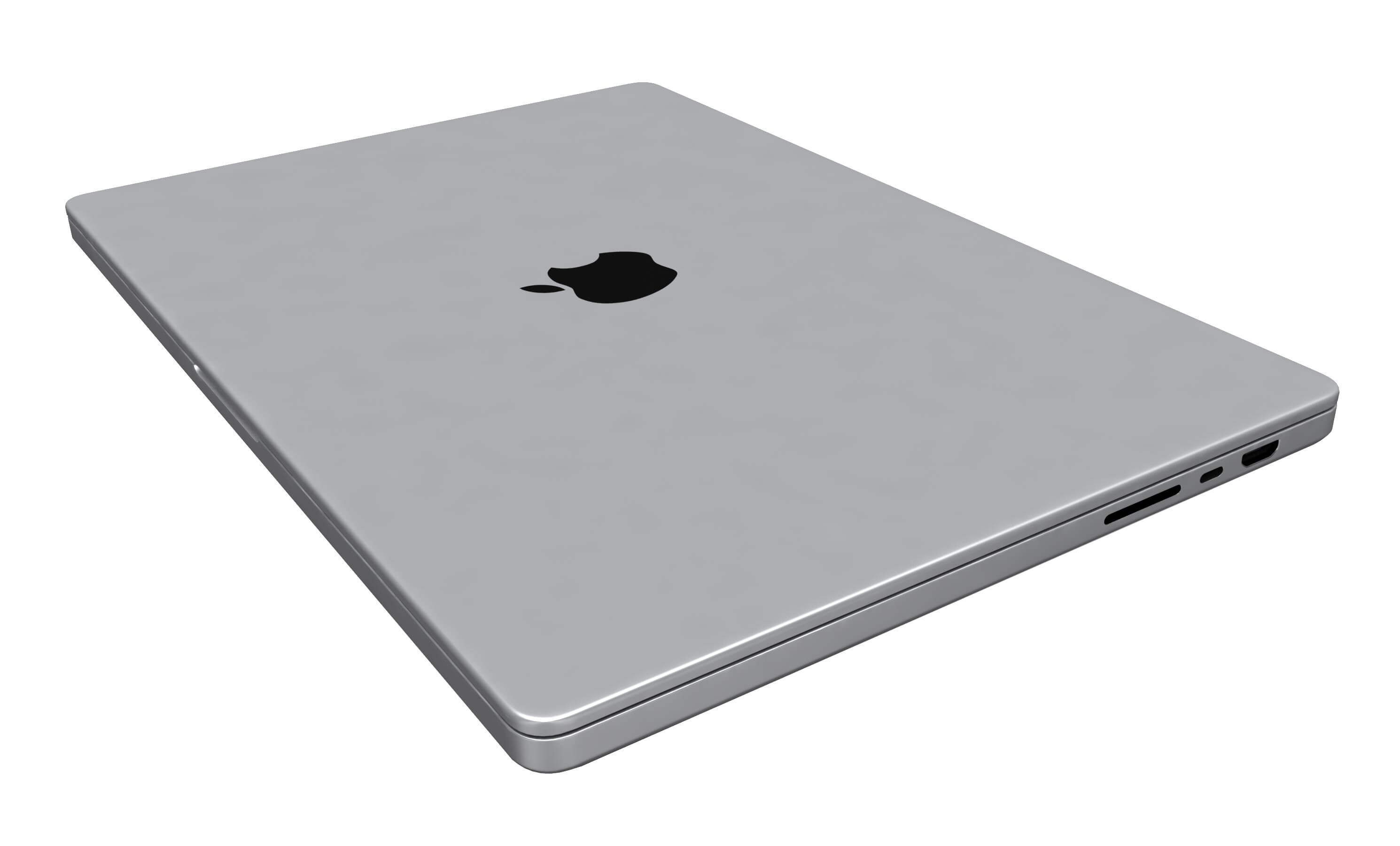 Apple MacBook Pro 16 Inch Silver - 3D Model by Rever_Art