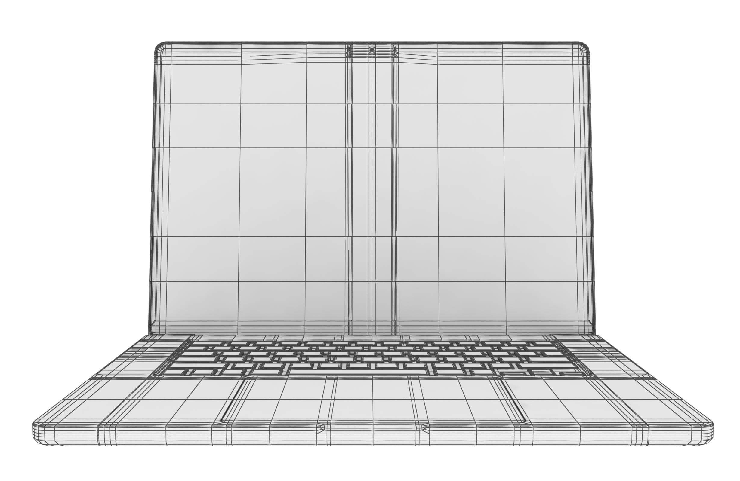 Apple MacBook Pro 16 Inch Silver - 3D Model by Rever_Art