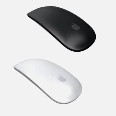 Apple Magic Mouse Black And Silver - 3D Model by Rever_Art