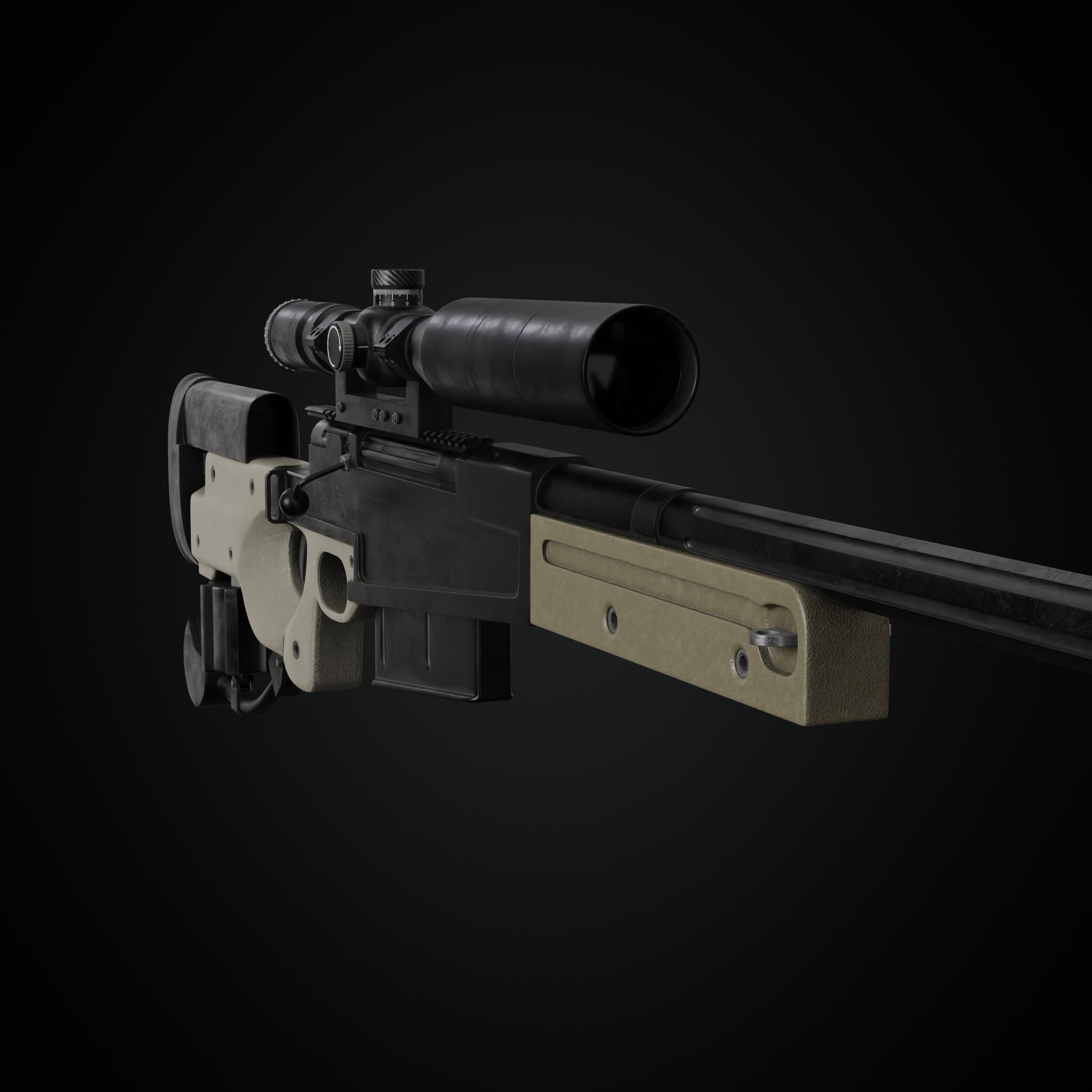 AW50 ( Gray ) - 3D Model by Rever_Art