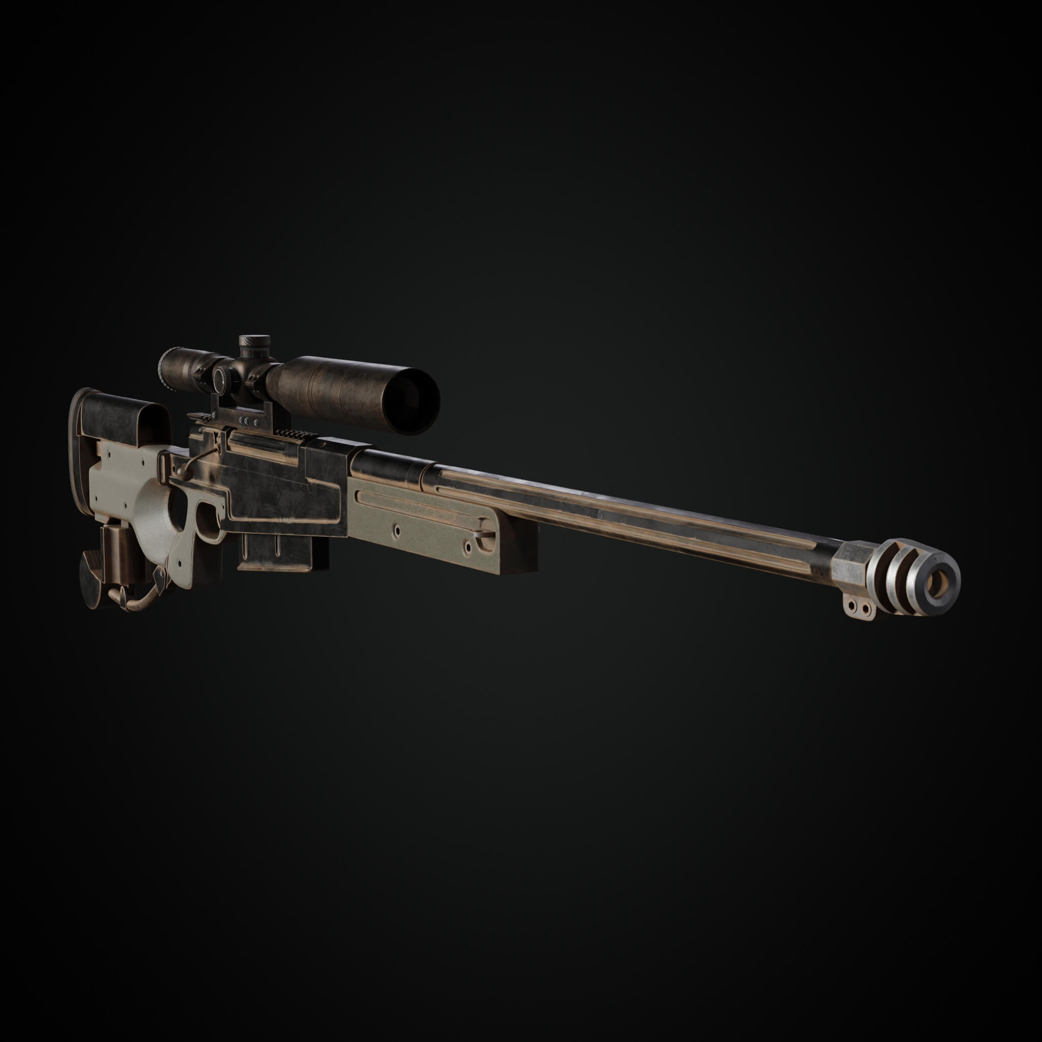 AW50 ( Gray ) - 3D Model by Rever_Art