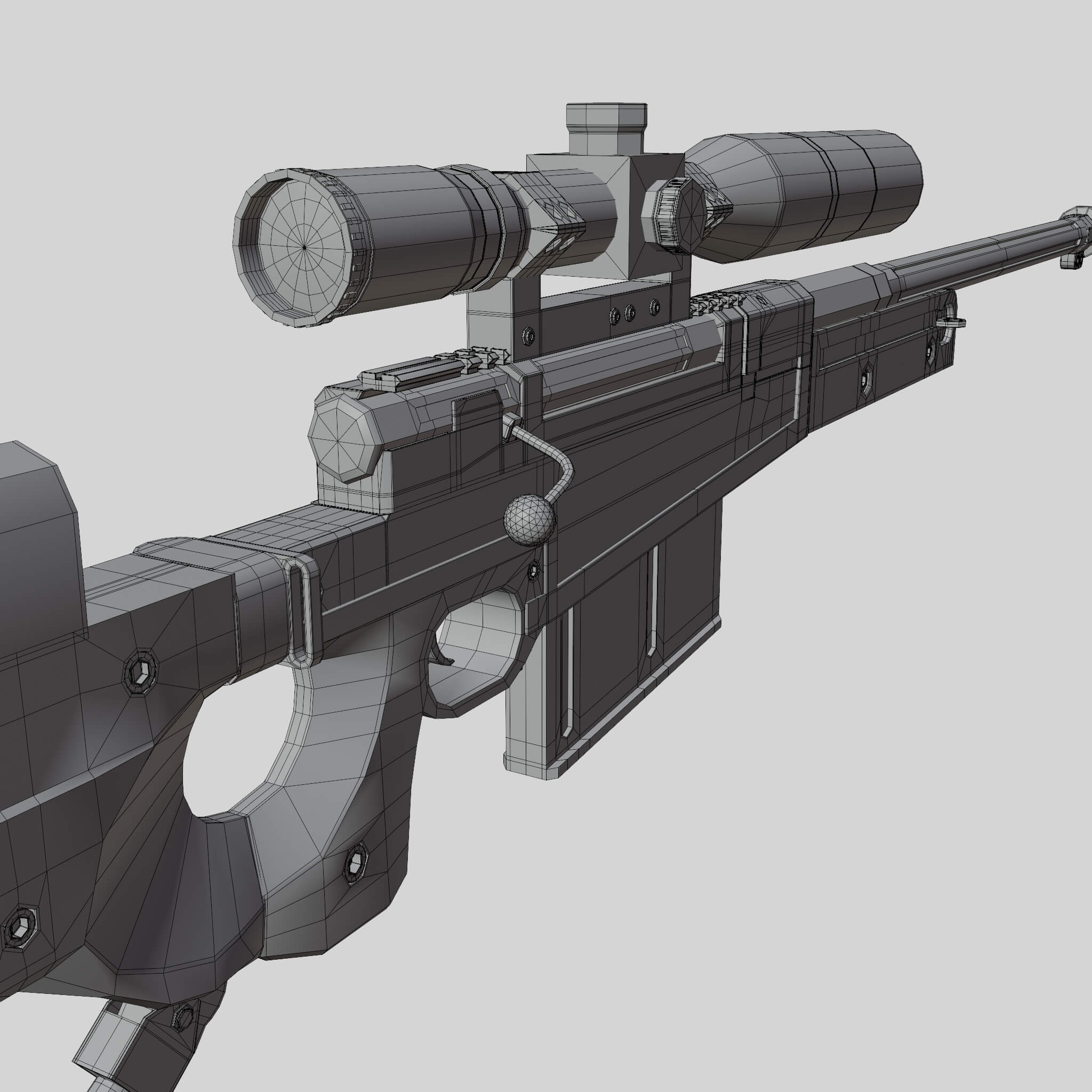 AW50 ( Gray ) - 3D Model by Rever_Art