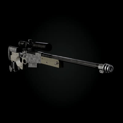 AW50 ( Silver ) - 3D Model by Rever_Art