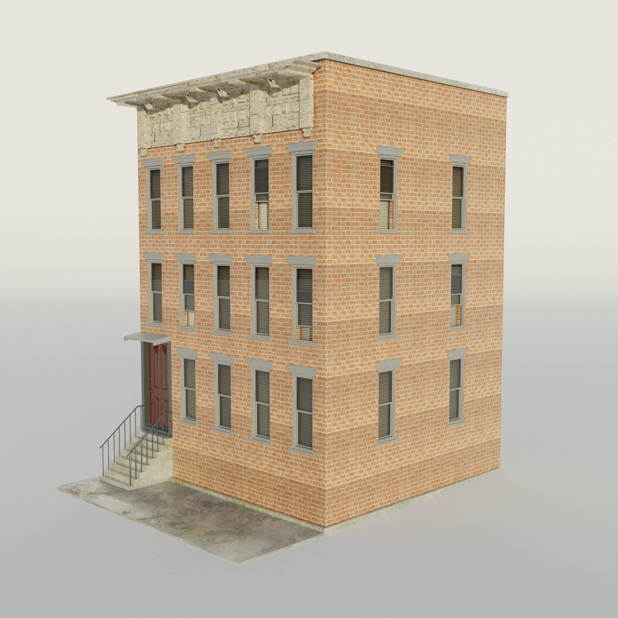 Building 01 - 3D Model by Rever_Art