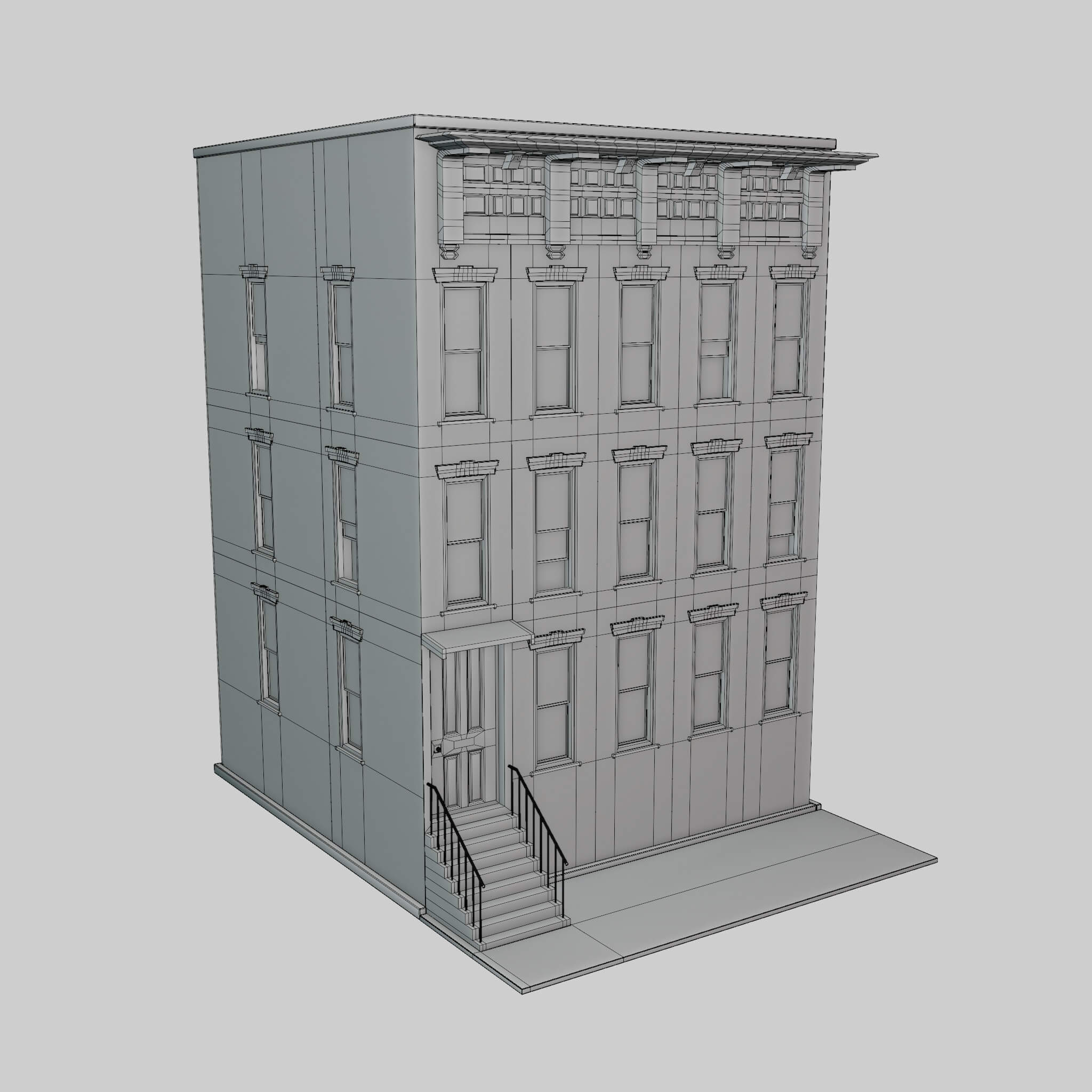Building 01 - 3D Model by Rever_Art