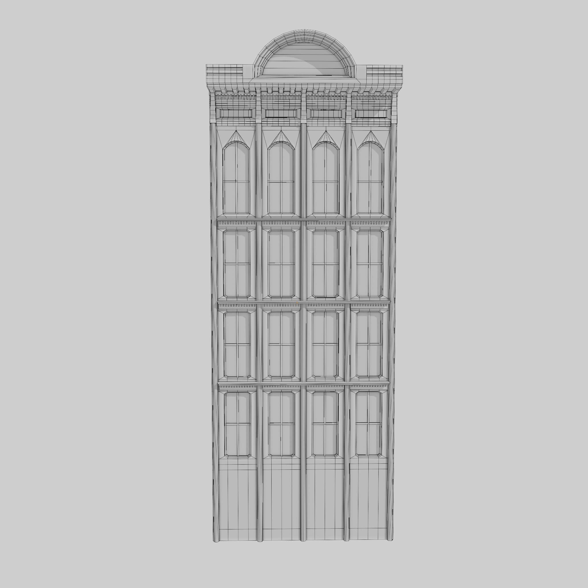 Building 03 - 3D Model by Rever_Art