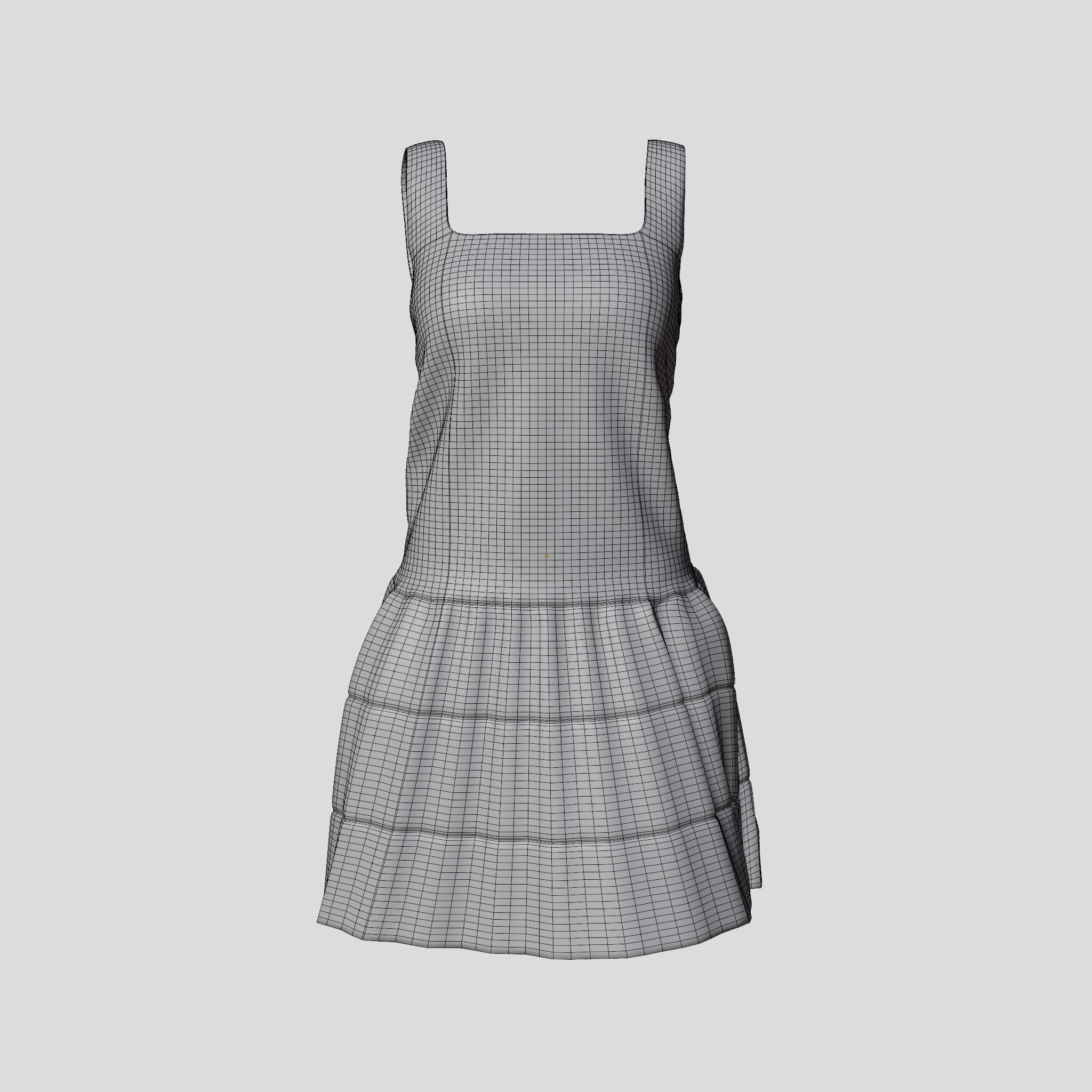 Simple Dress - 3D Model by Rever_Art