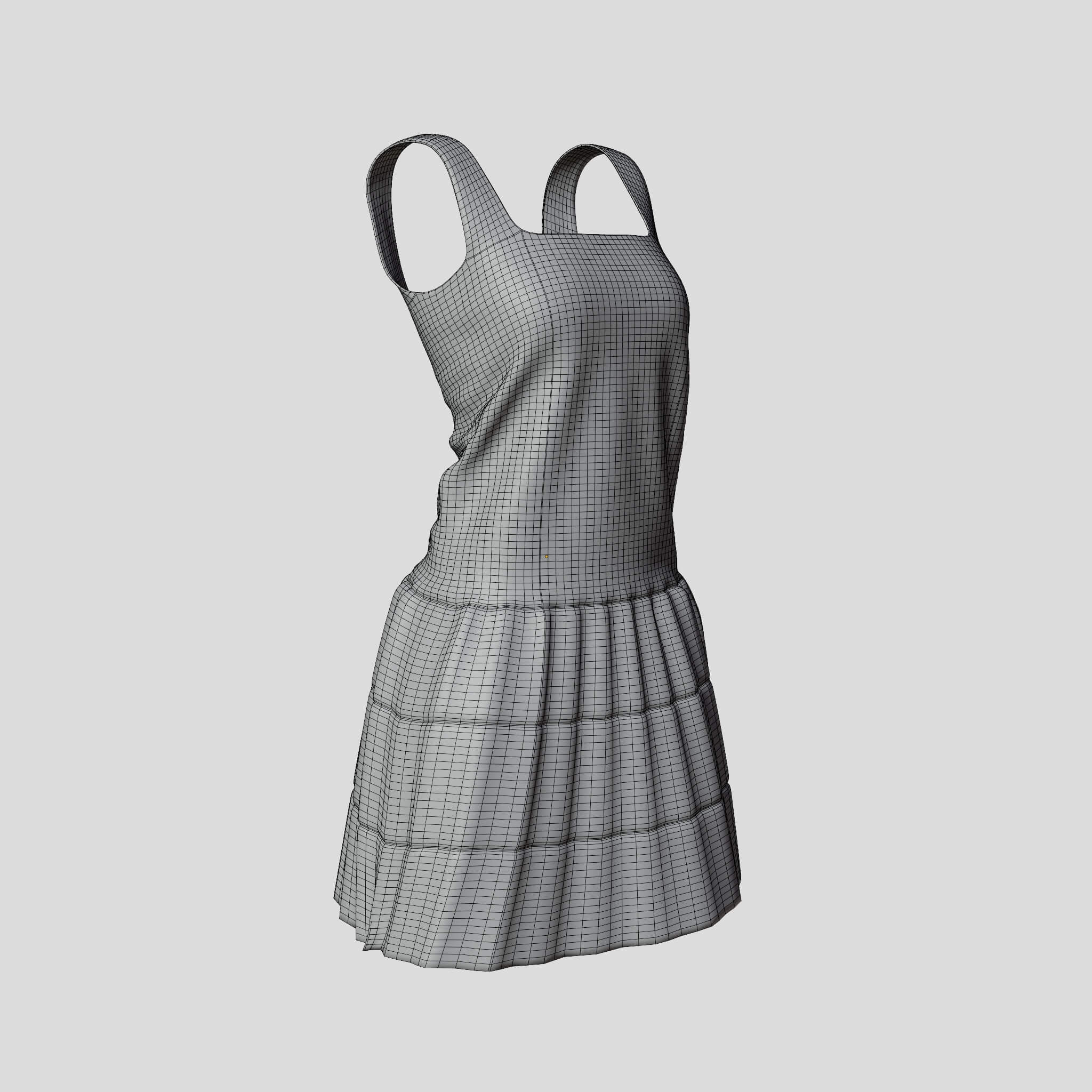 Simple Dress - 3D Model by Rever_Art
