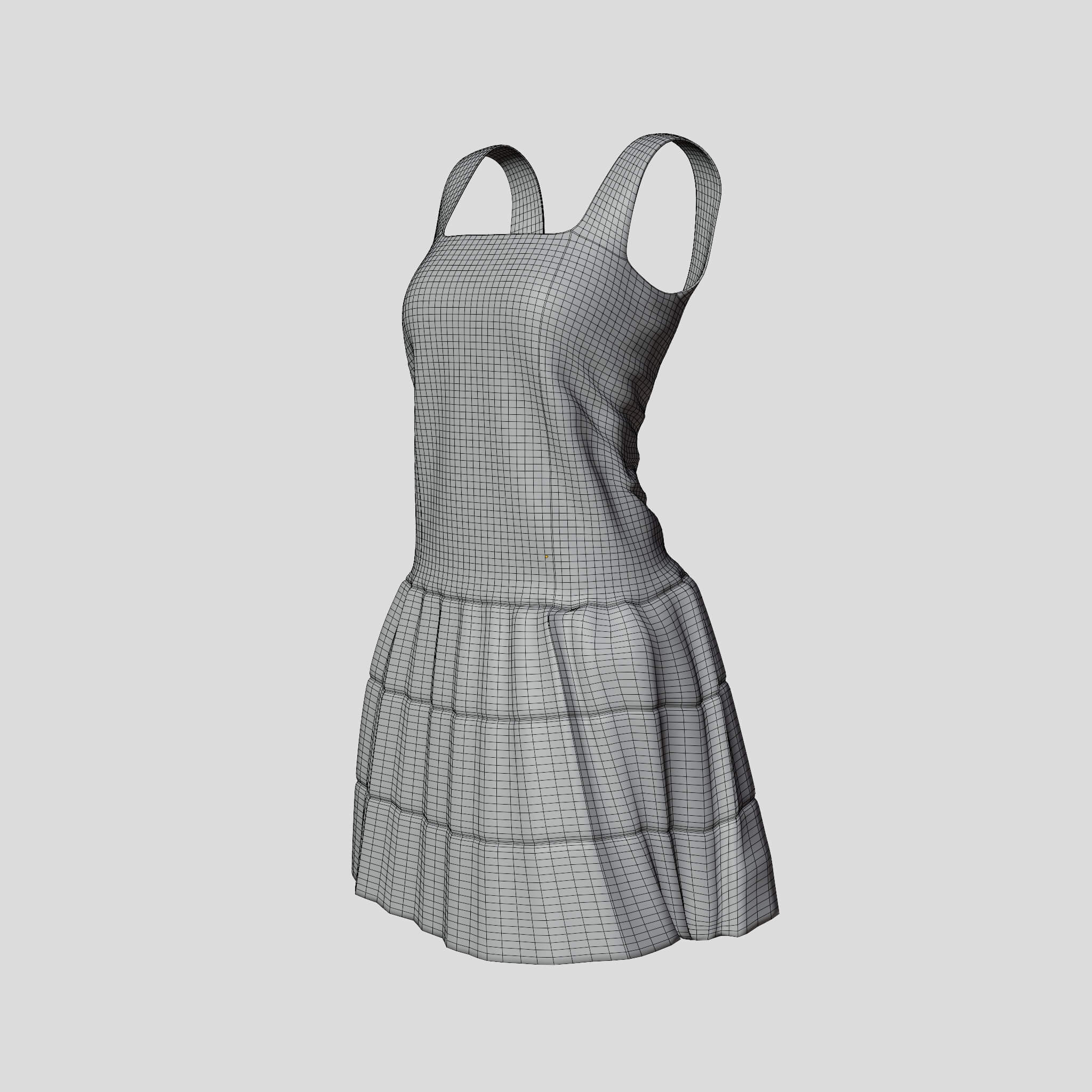 Simple Dress - 3D Model by Rever_Art