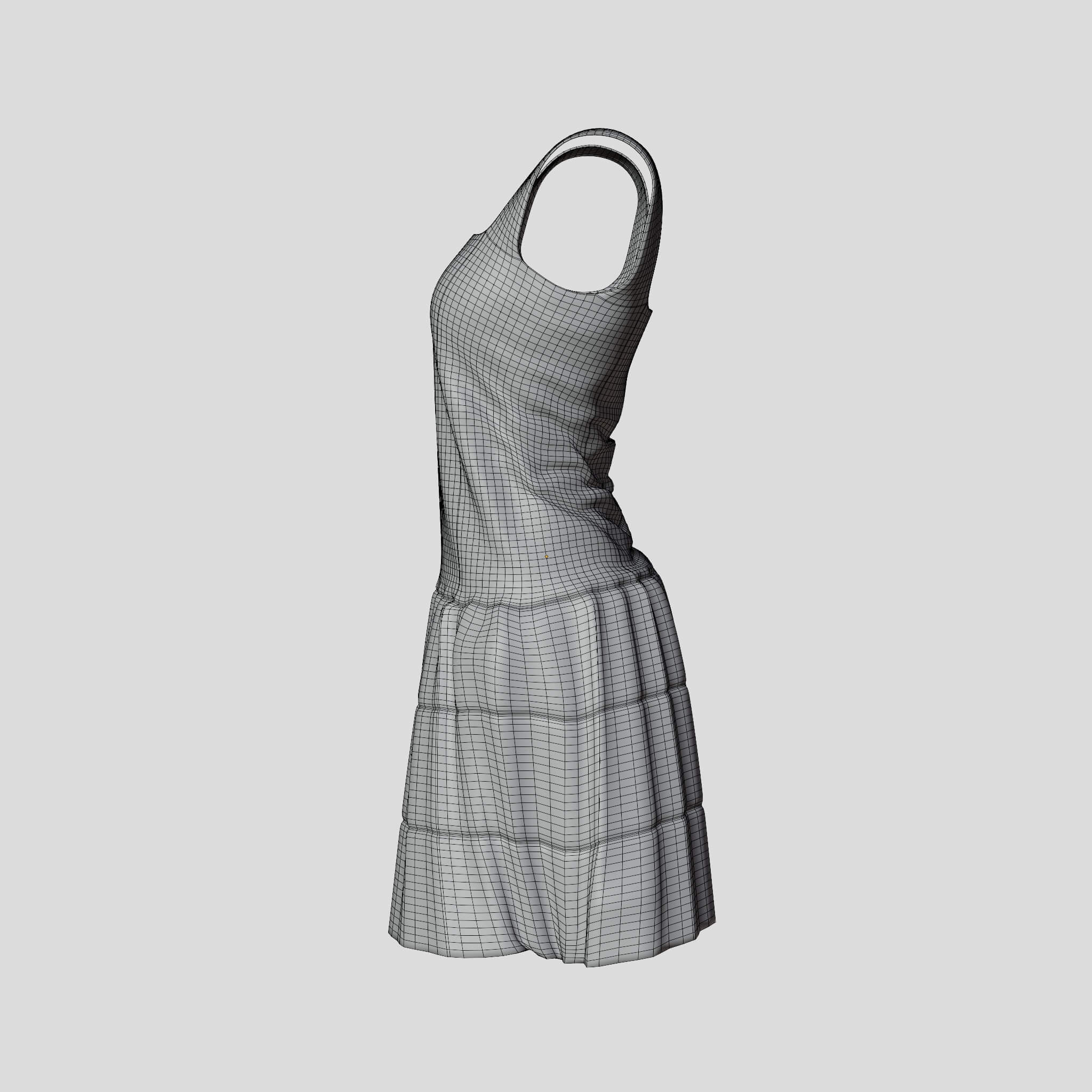Simple Dress - 3D Model by Rever_Art