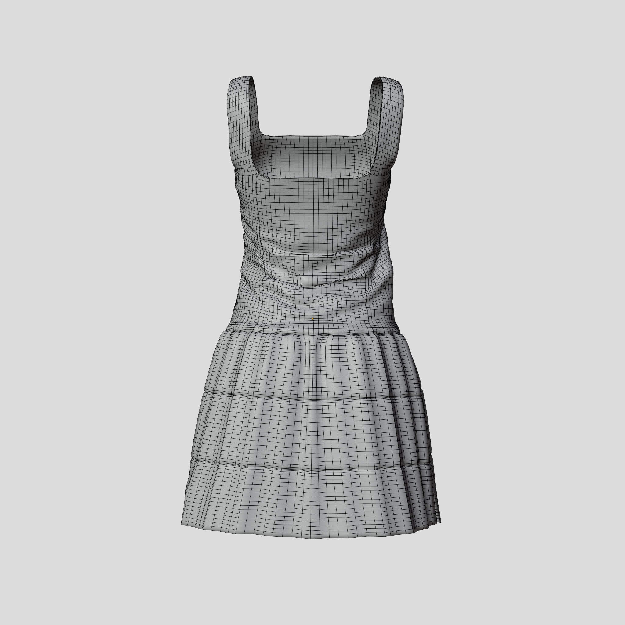 Simple Dress - 3D Model by Rever_Art