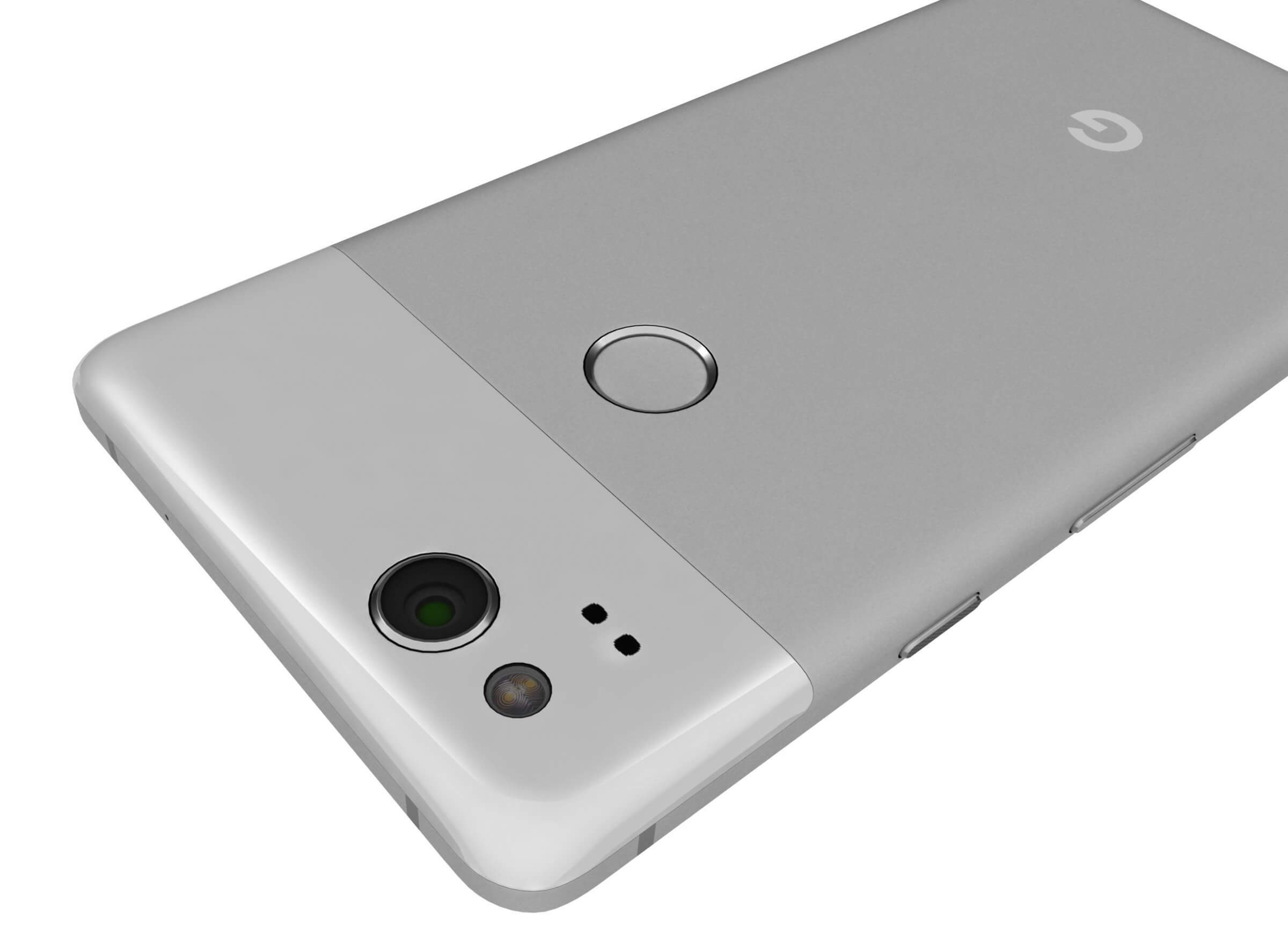 Google Pixel 2 Clearly White - 3D Model by Rever_Art