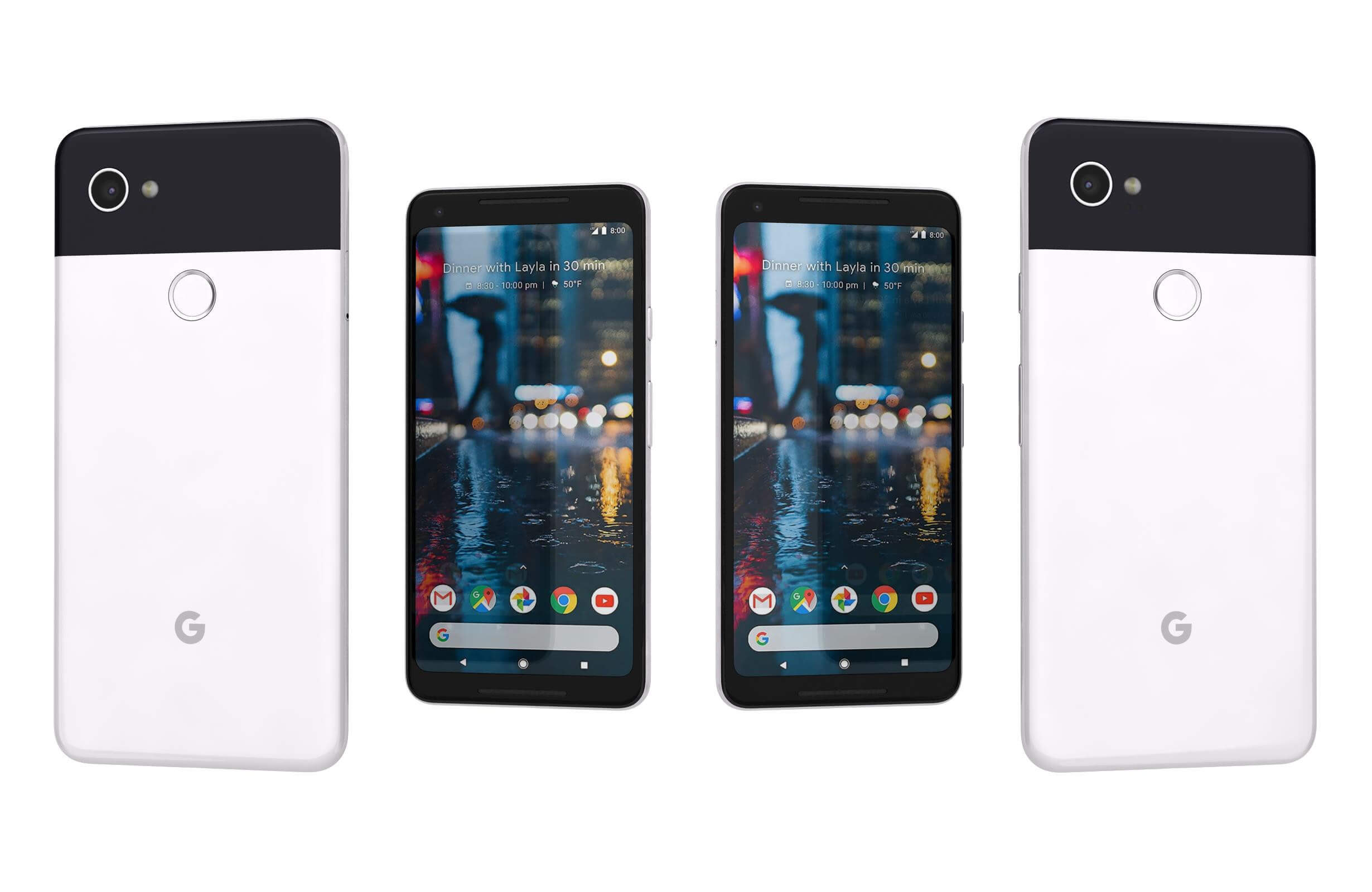 Google Pixel 2 XL Black and White - 3D Model by Rever_Art