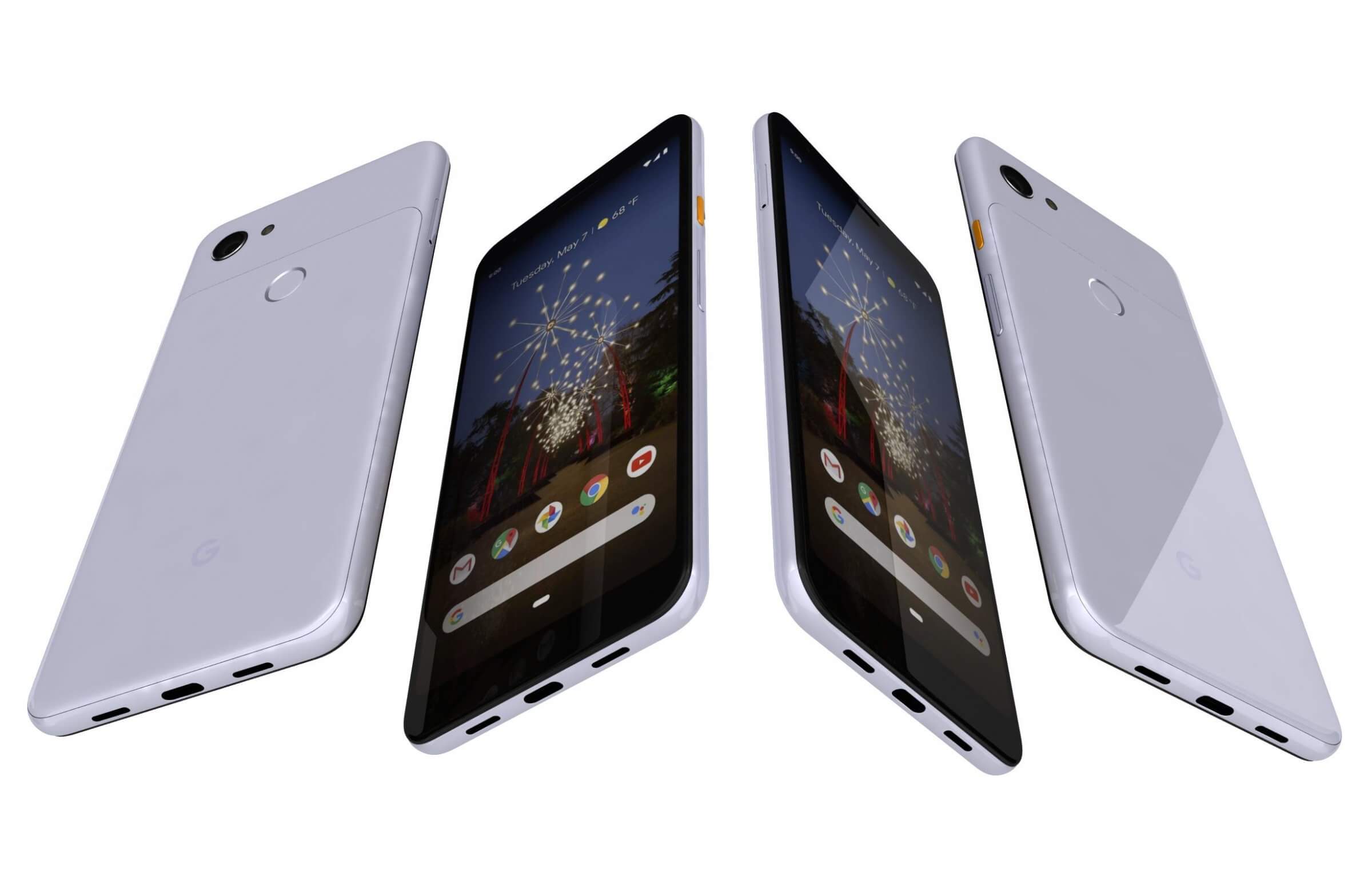 Google Pixel 3a Purple - 3D Model by Rever_Art