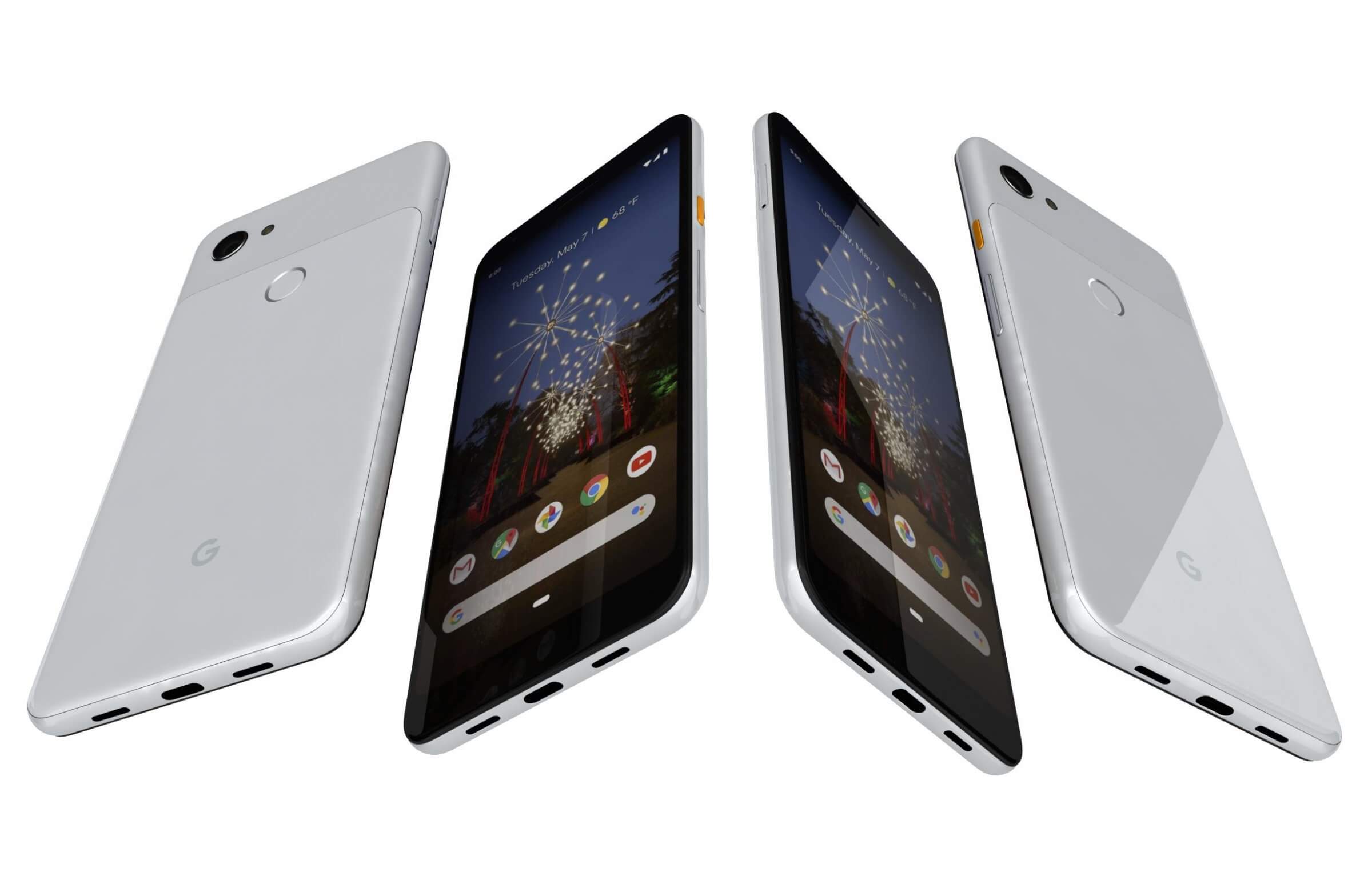 Google Pixel 3a White - 3D Model by Rever_Art