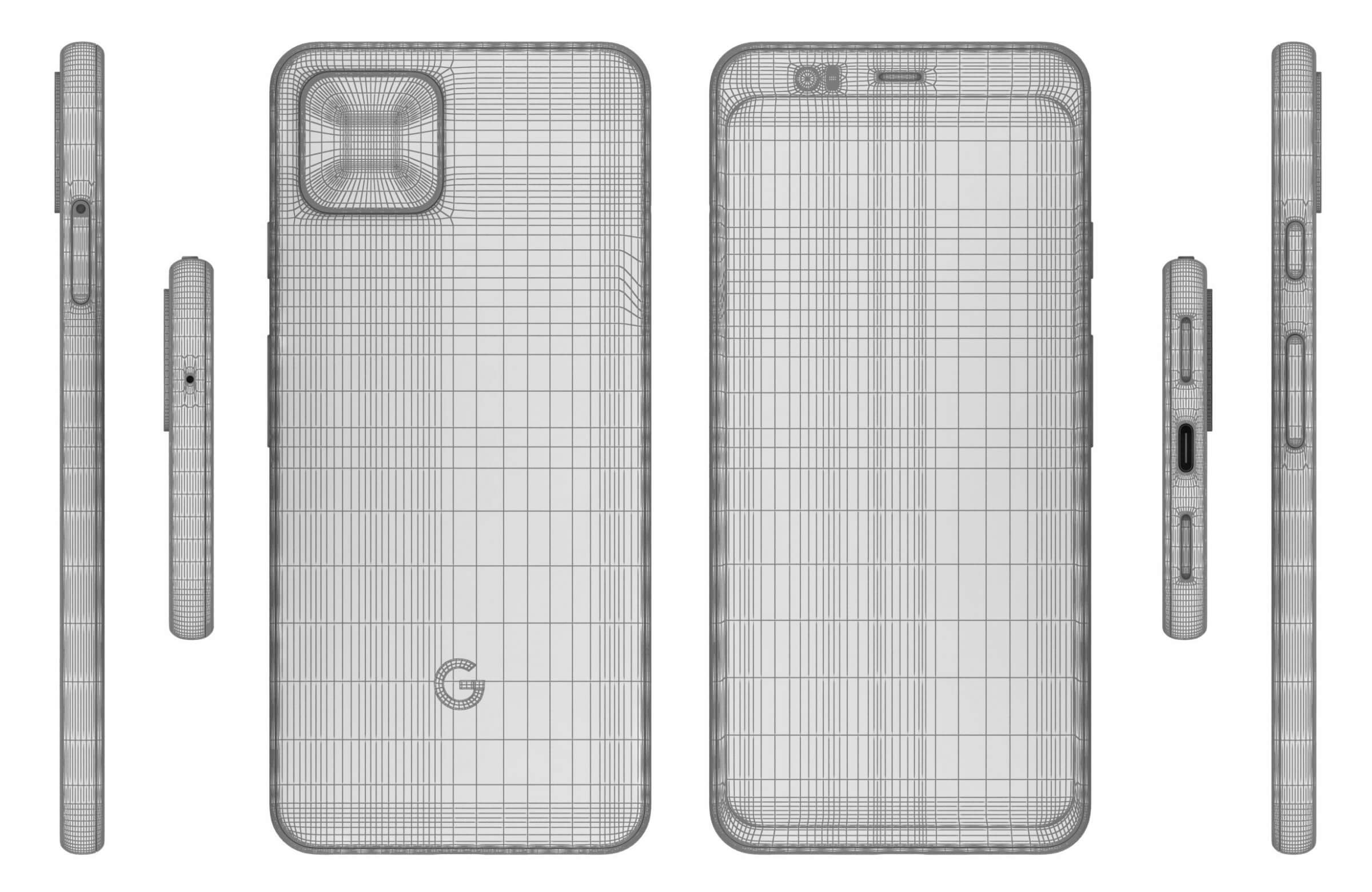 Google Pixel 4 And 5 Collection - 3D Model by Rever_Art