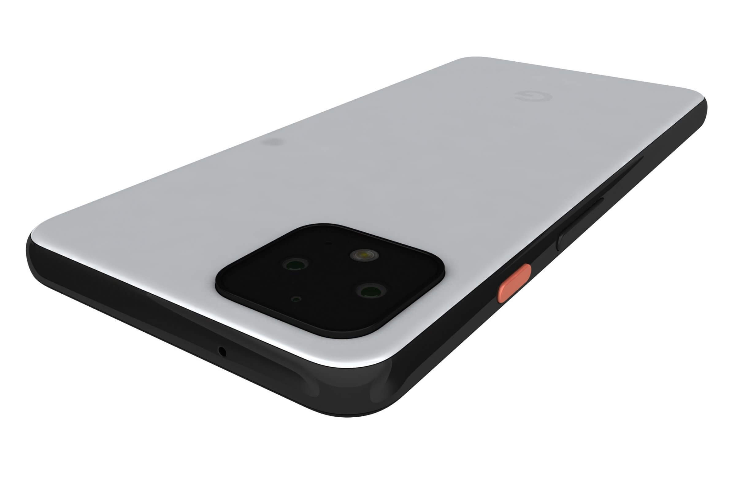 Google Pixel 4 Clearly White - 3D Model by Rever_Art