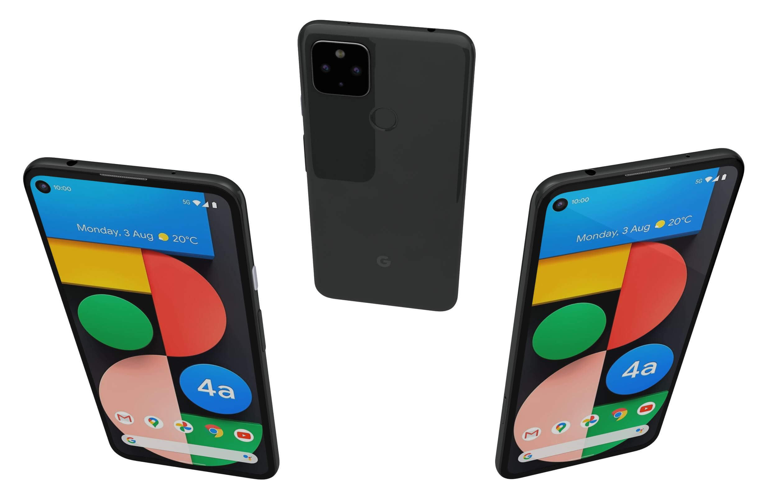 Google Pixel 4A 5G All Colors - 3D Model by Rever_Art