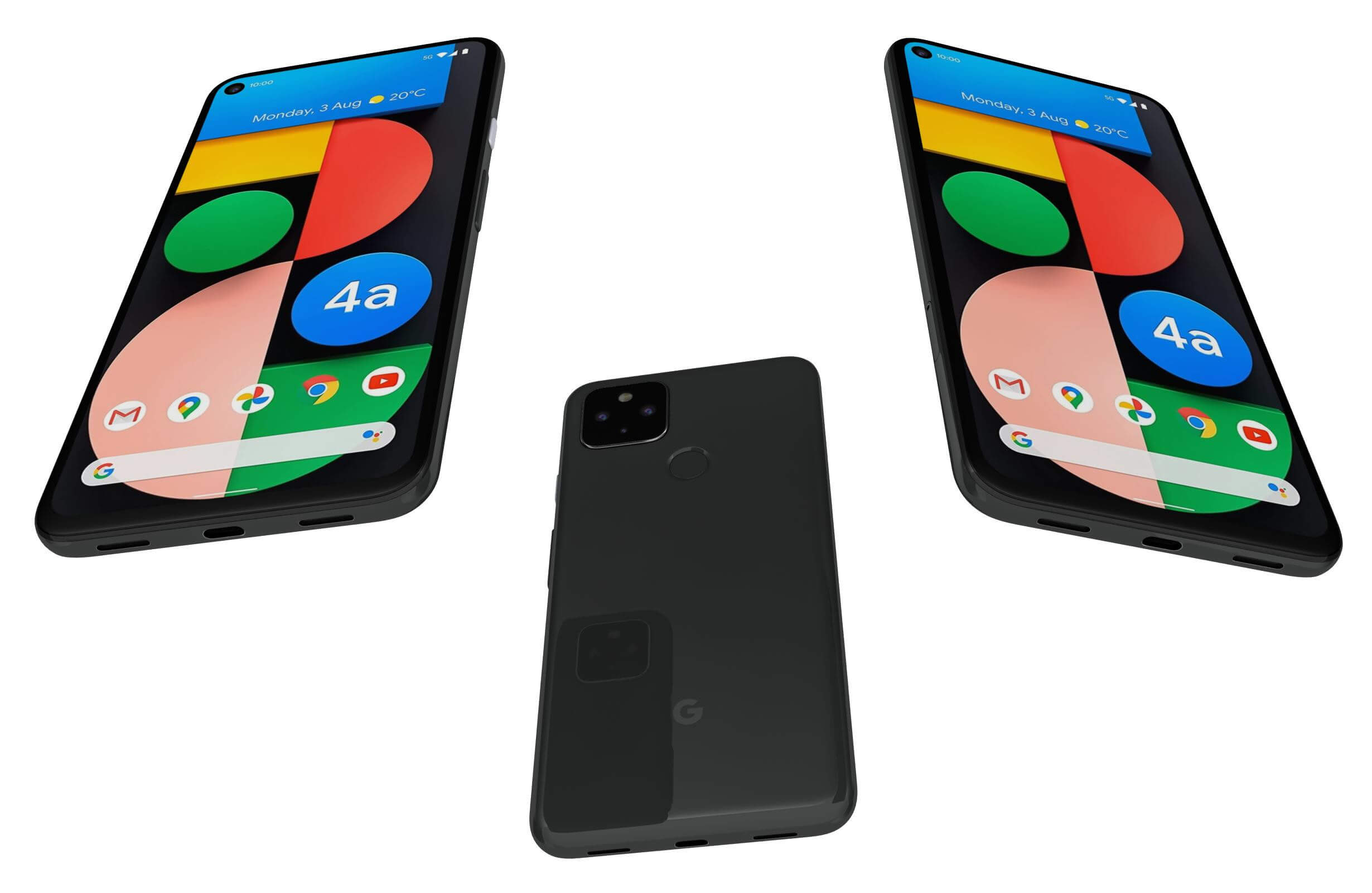 Google Pixel 4A 5G All Colors - 3D Model by Rever_Art