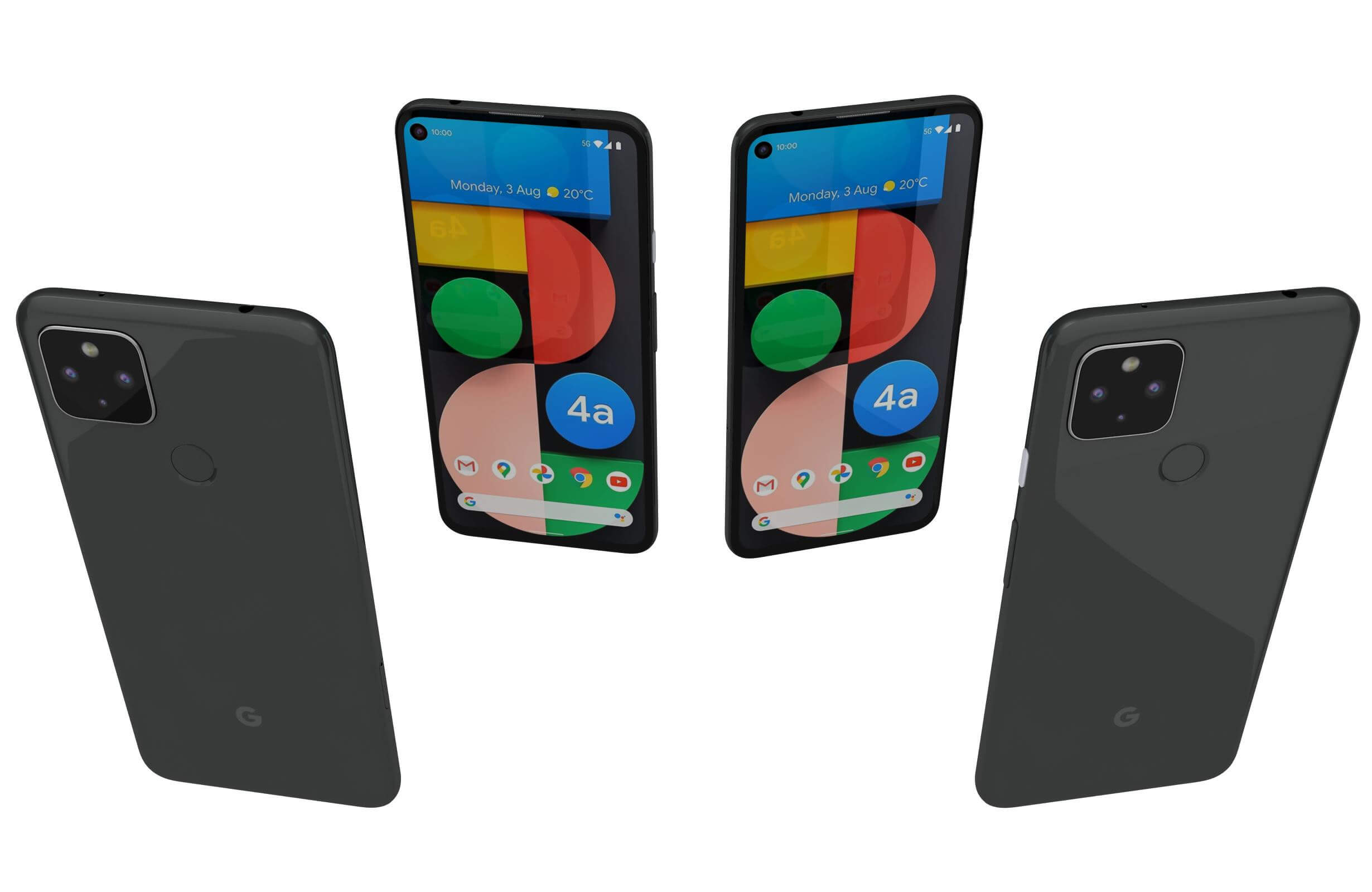 Google Pixel 4A 5G All Colors - 3D Model by Rever_Art