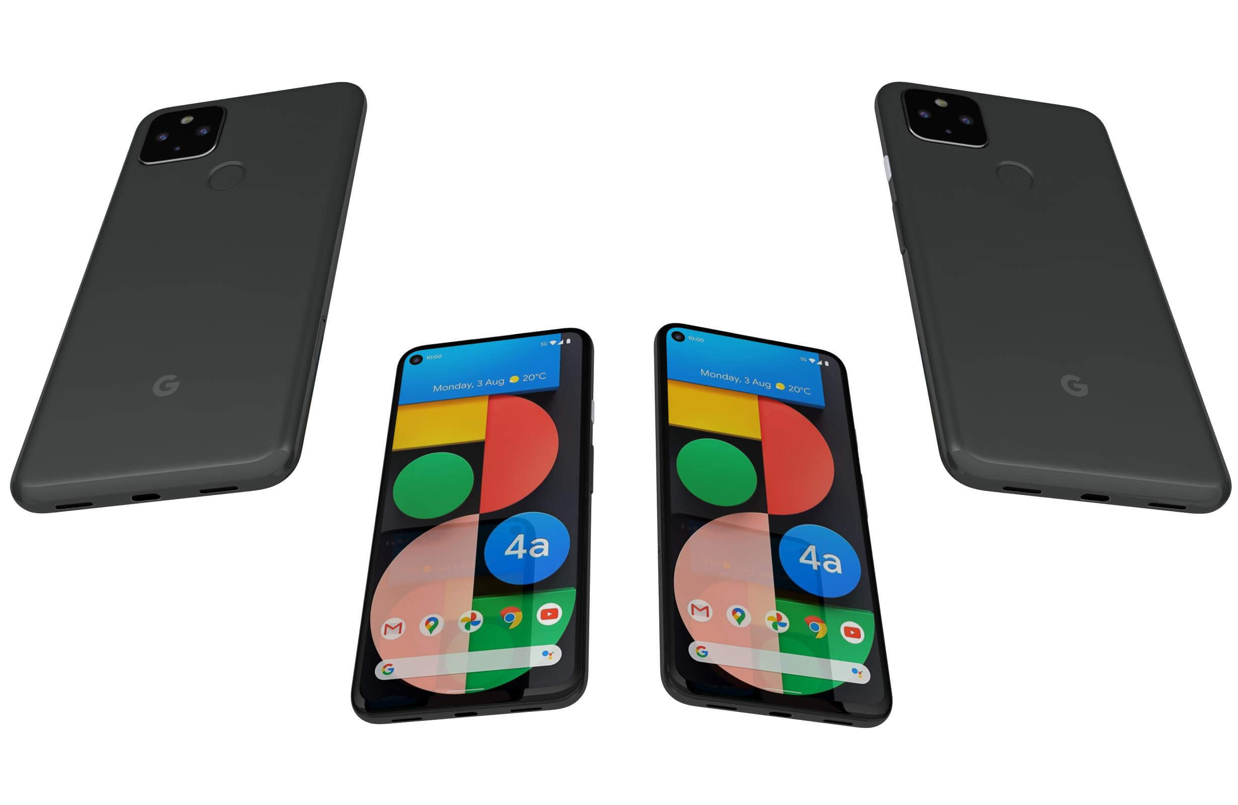 Google Pixel 4A 5G All Colors - 3D Model by Rever_Art