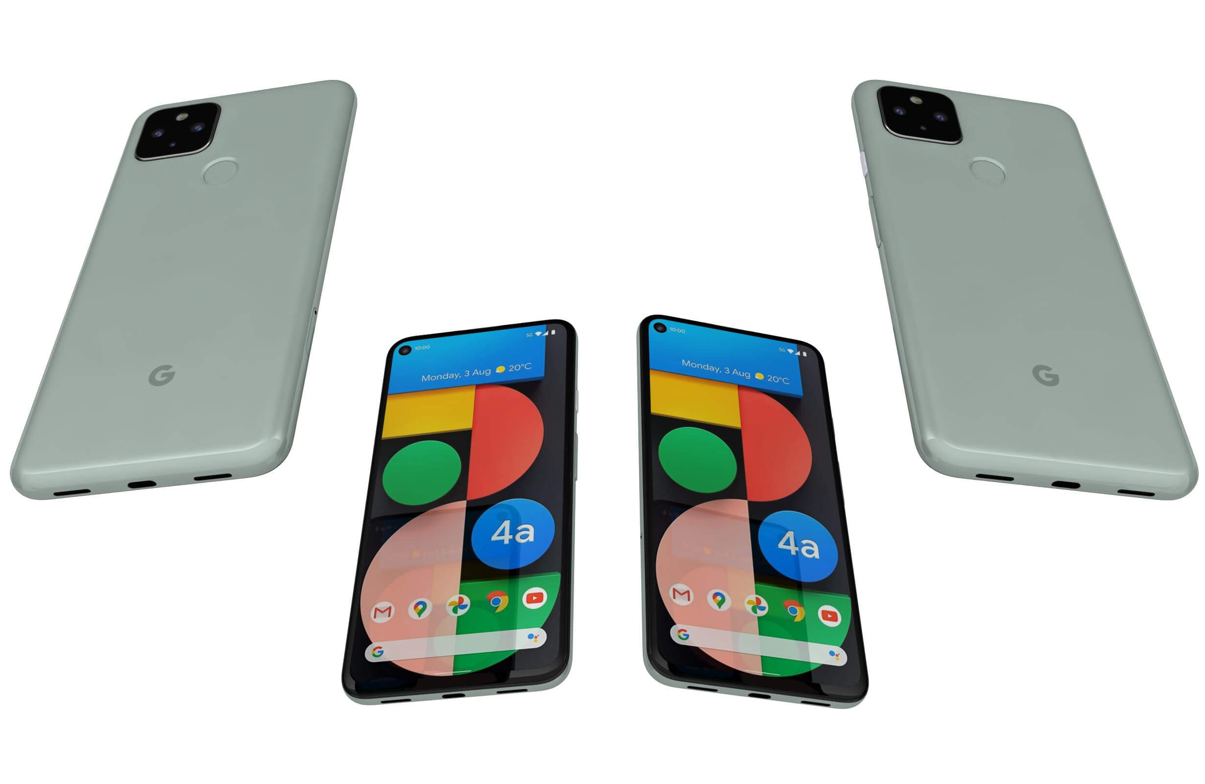Google Pixel 4A 5G All Colors - 3D Model by Rever_Art