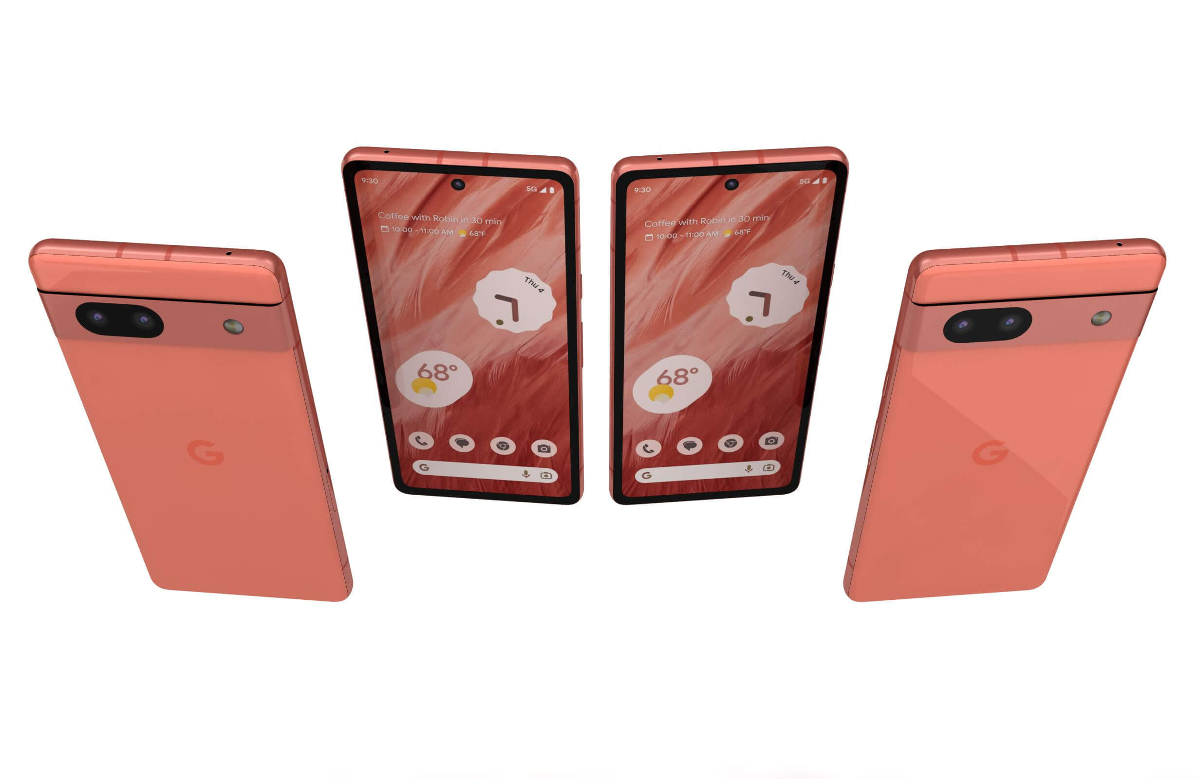 Google Pixel 4A 5G and Google Pixel 7A - 3D Model by Rever_Art