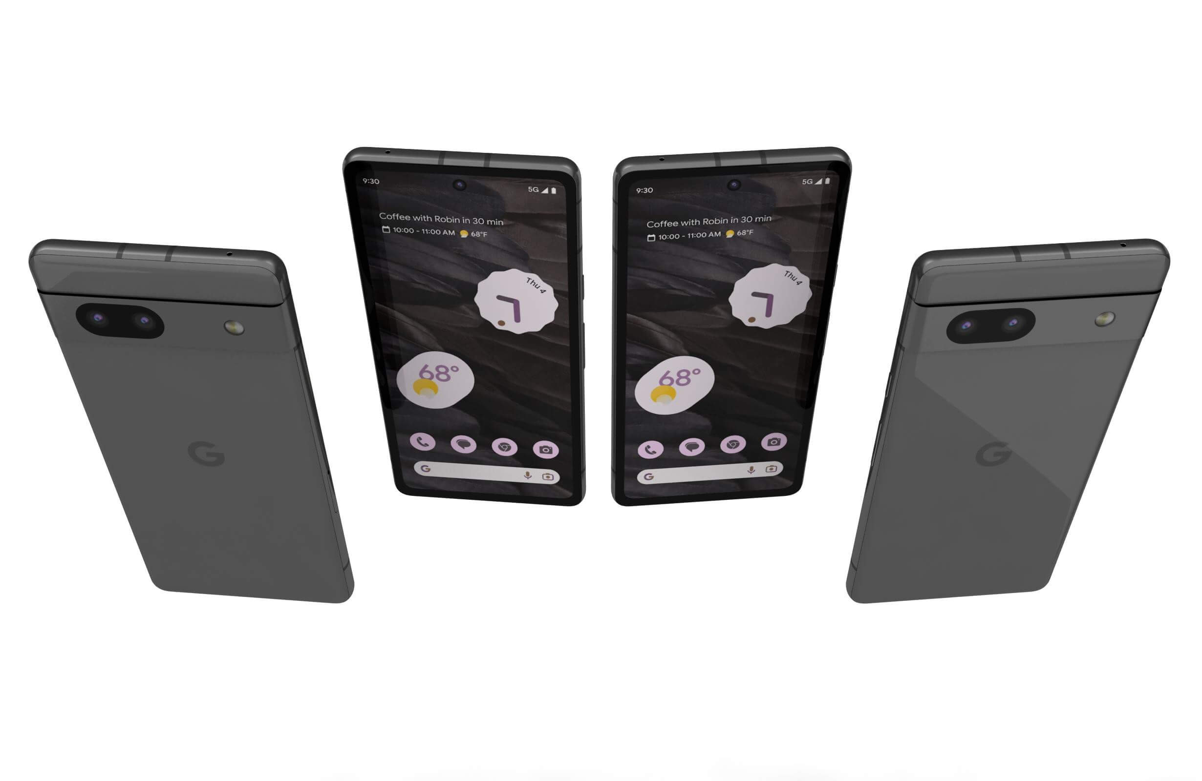 Google Pixel 4A 5G and Google Pixel 7A - 3D Model by Rever_Art