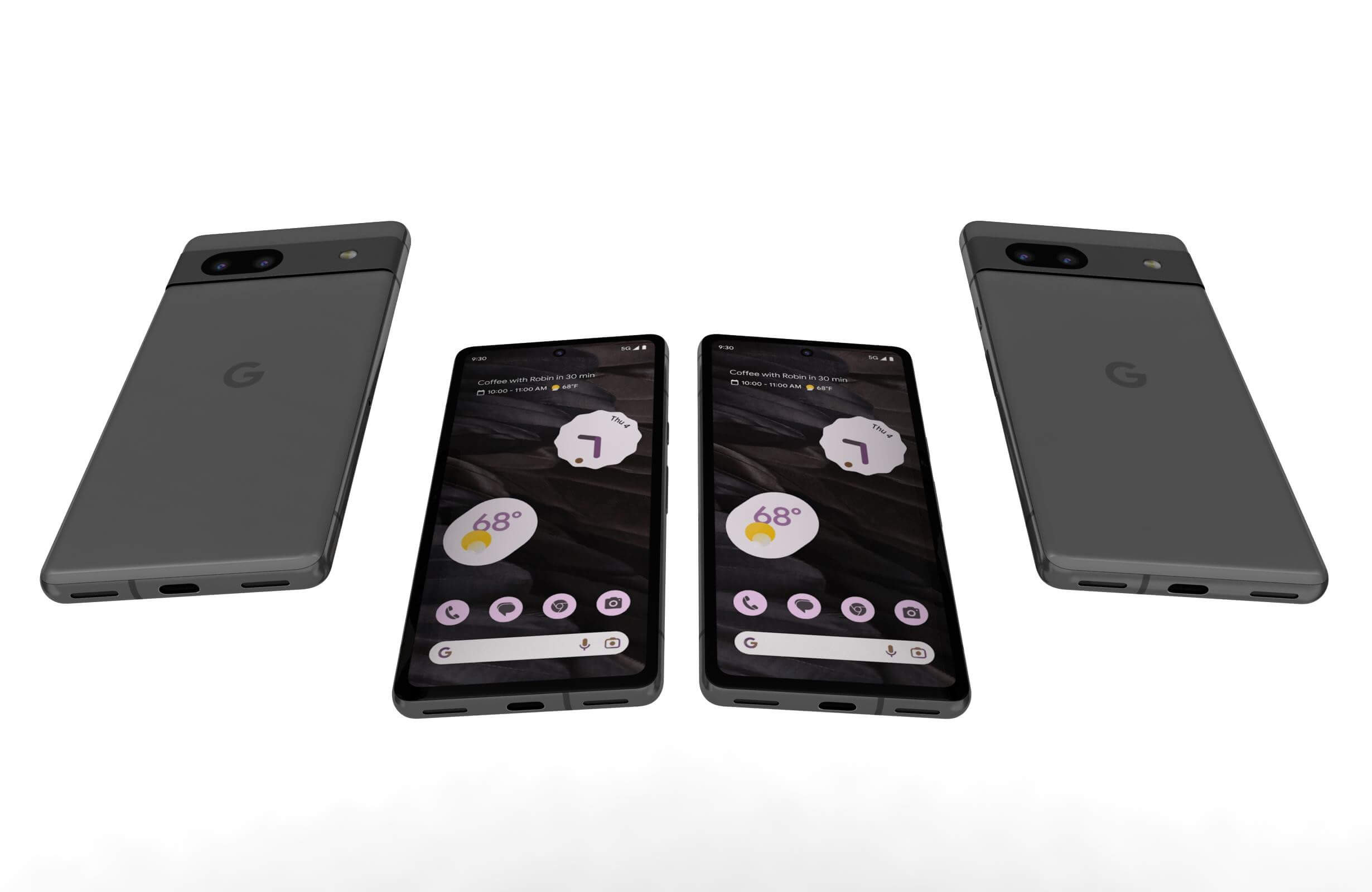 Google Pixel 4A 5G and Google Pixel 7A - 3D Model by Rever_Art