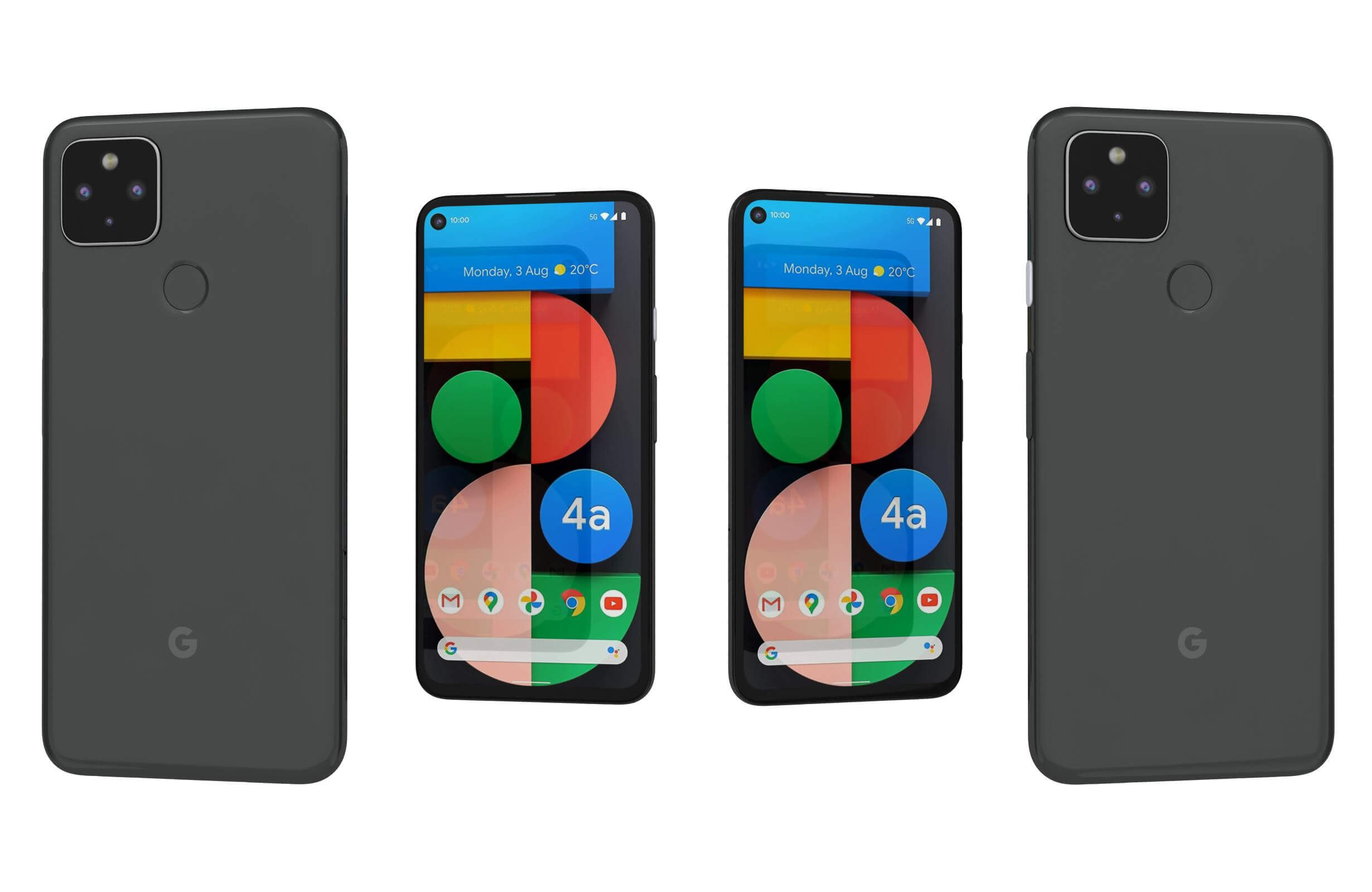Google Pixel 4A 5G and Google Pixel 7A - 3D Model by Rever_Art