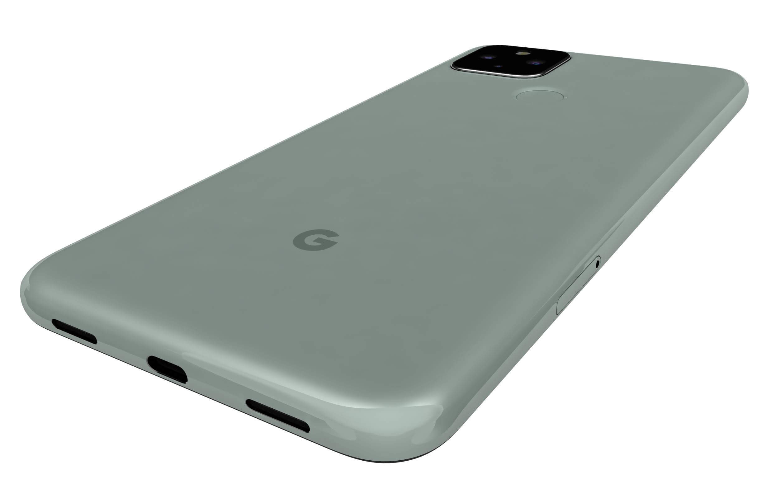 Google Pixel 4A 5G Green - 3D Model by Rever_Art