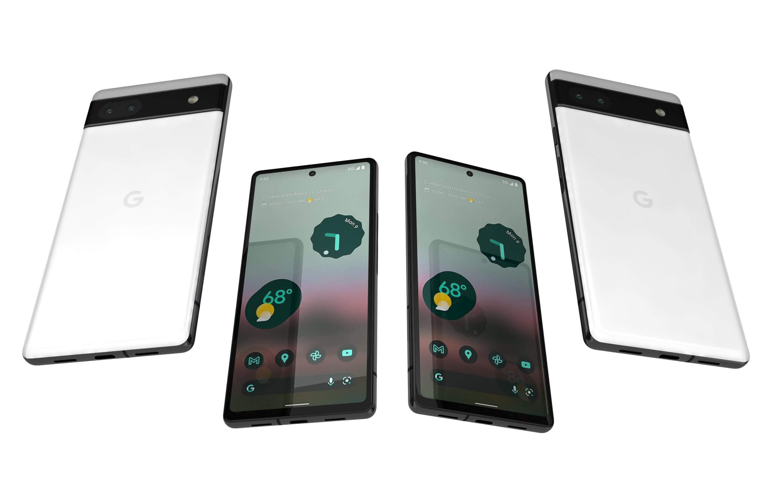 Google Pixel 6a White - 3D Model by Rever_Art