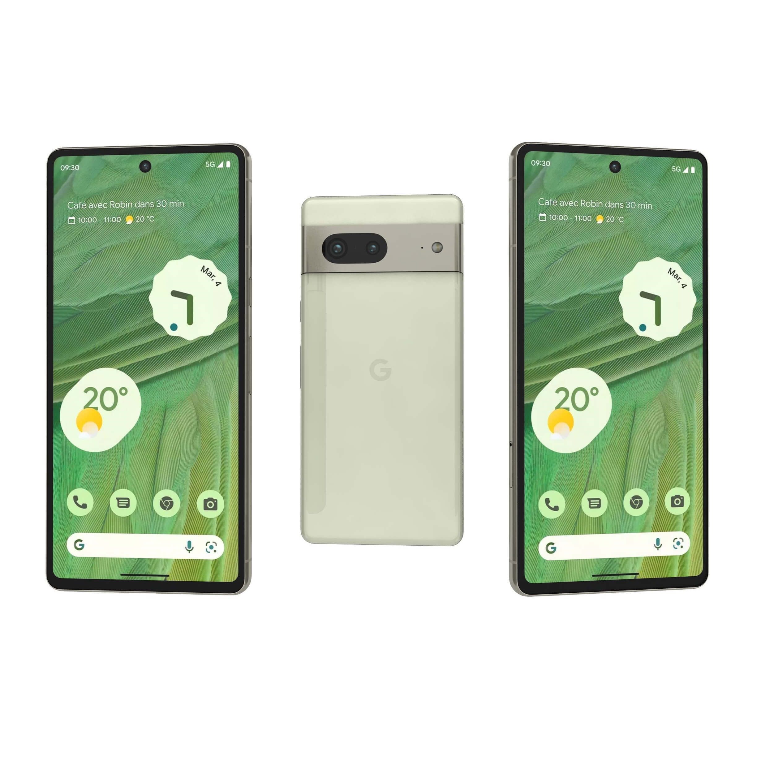 Google Pixel 7 Green - 3D Model by Rever_Art
