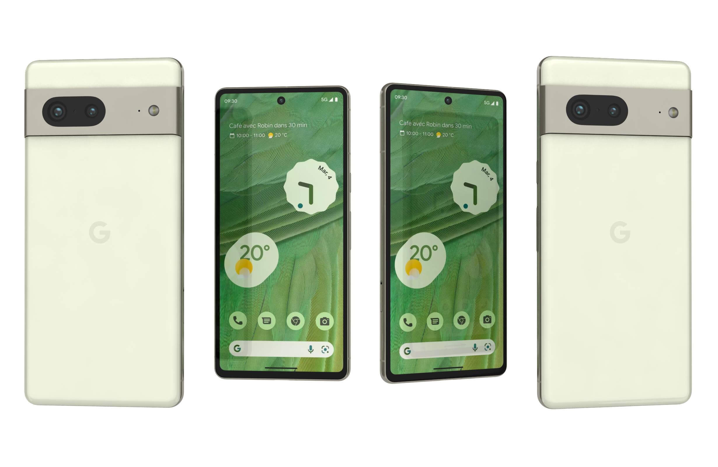 Google Pixel 7 Green - 3D Model by Rever_Art