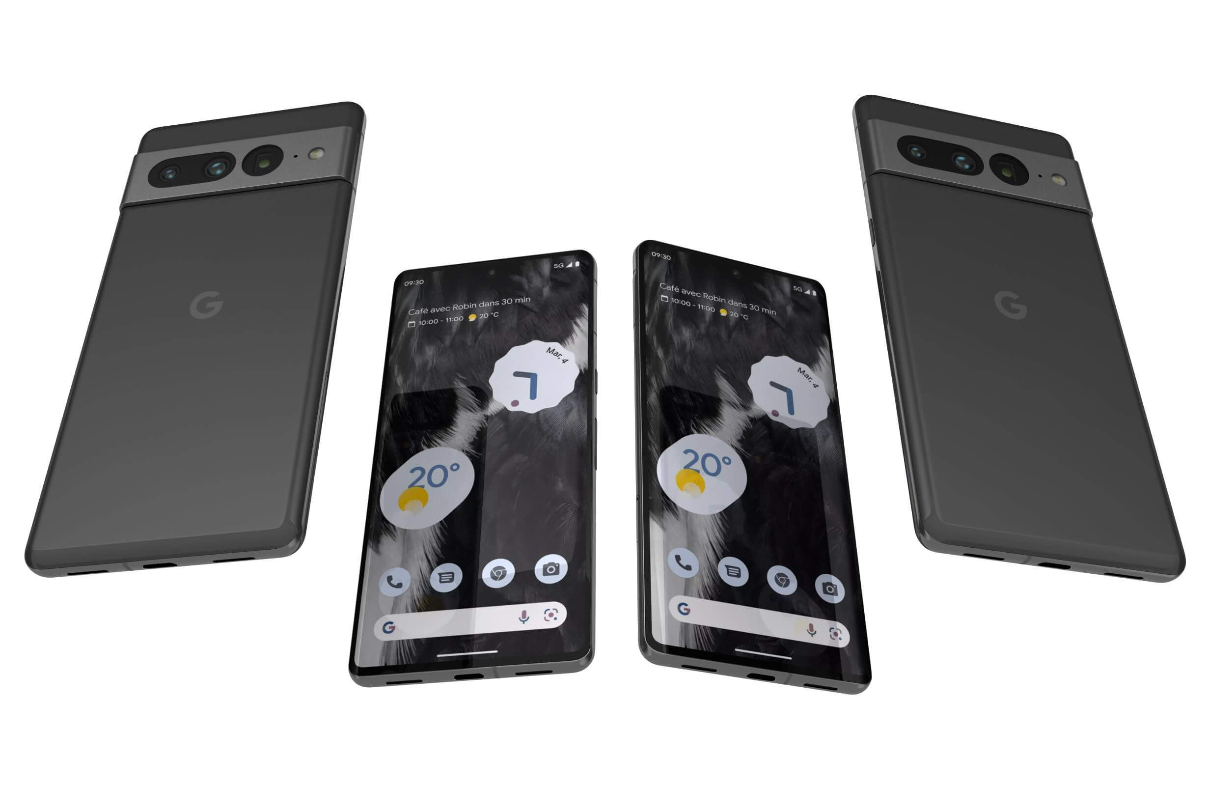 Google Pixel 7 Pro Black - 3D Model by Rever_Art