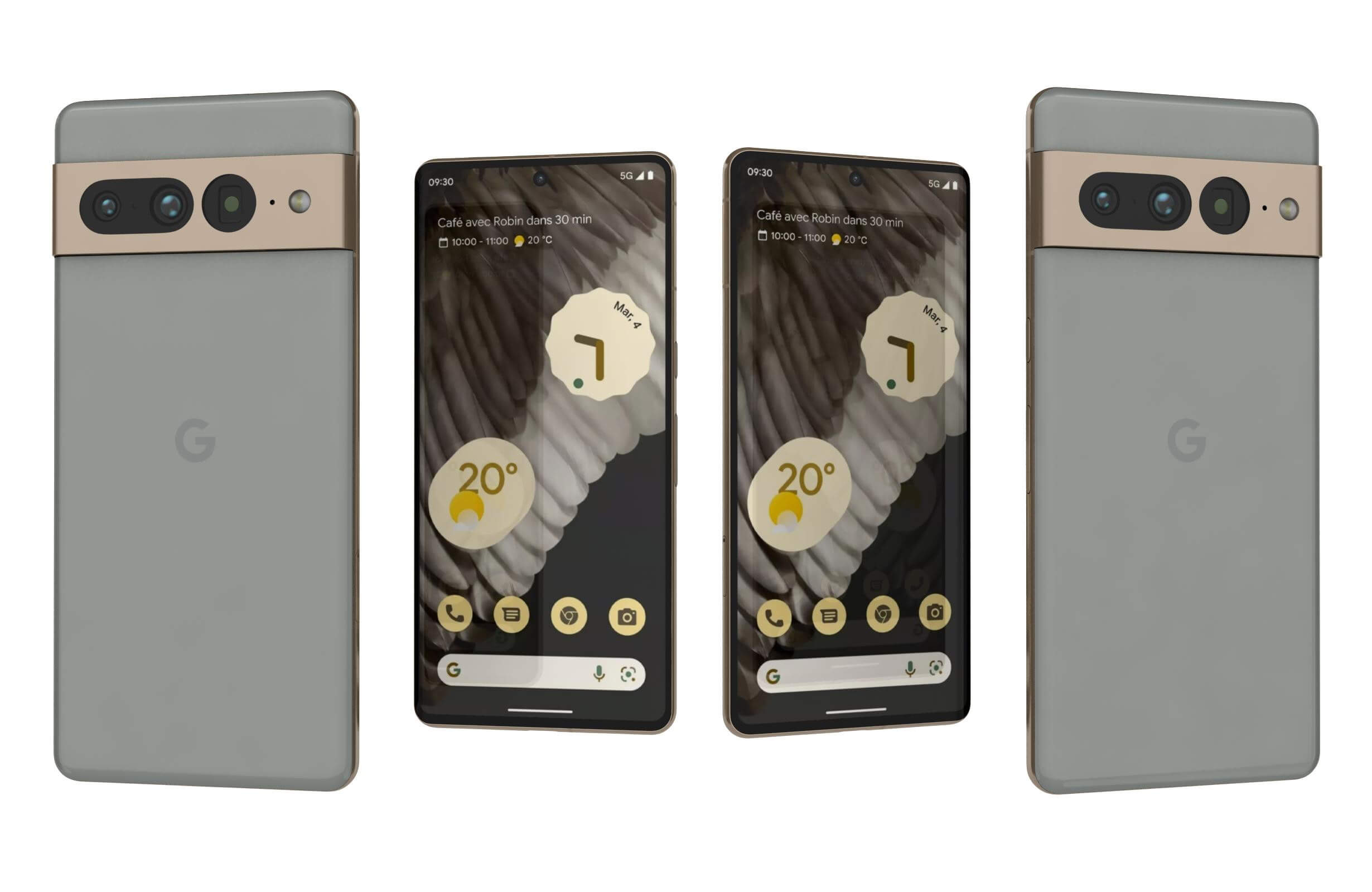 Google Pixel 7 Pro Gray - 3D Model by Rever_Art