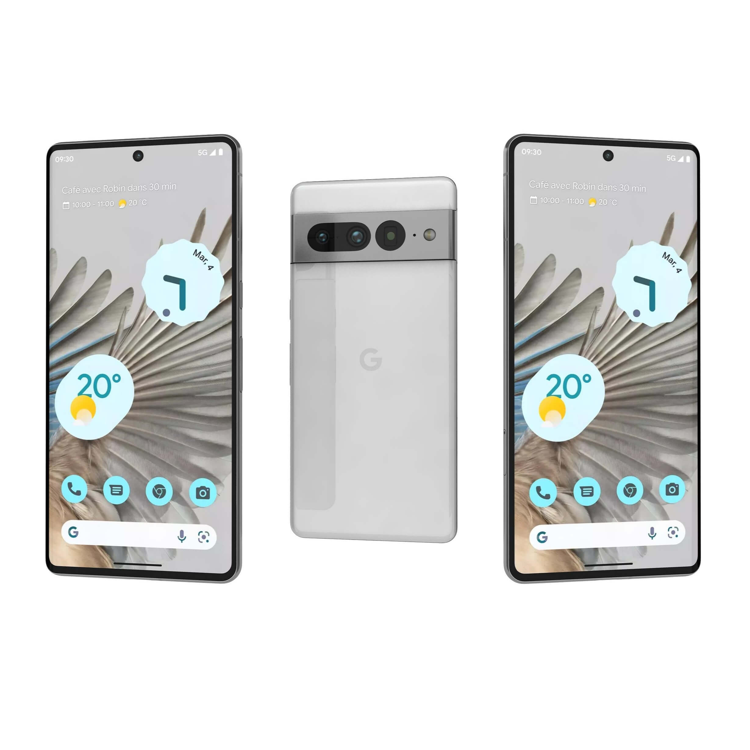 Google Pixel 7 Pro White - 3D Model by Rever_Art