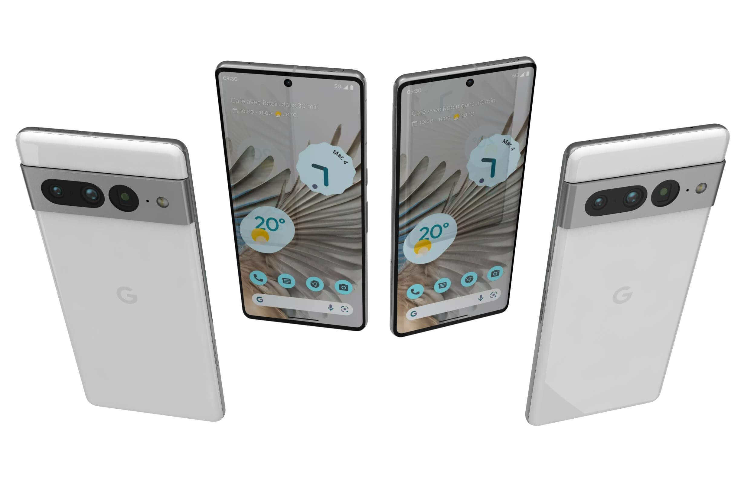 Google Pixel 7 Pro White - 3D Model by Rever_Art