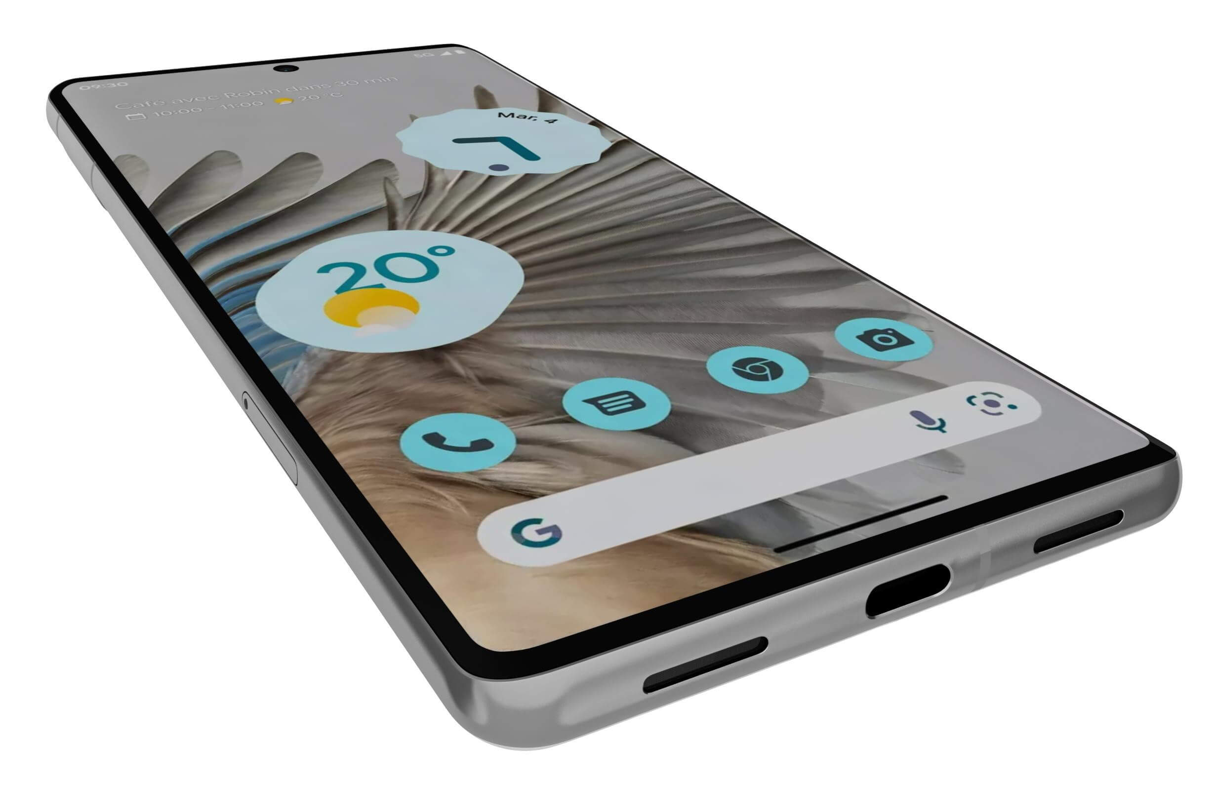 Google Pixel 7 Pro White - 3D Model by Rever_Art