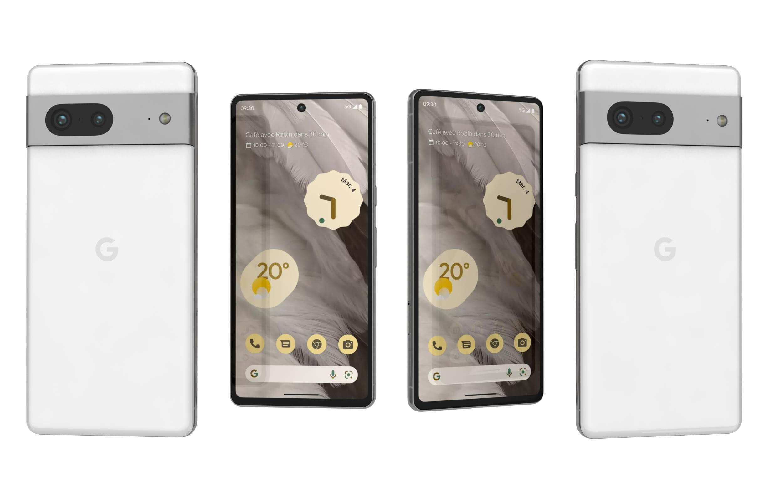 Google Pixel 7 White - 3D Model by Rever_Art