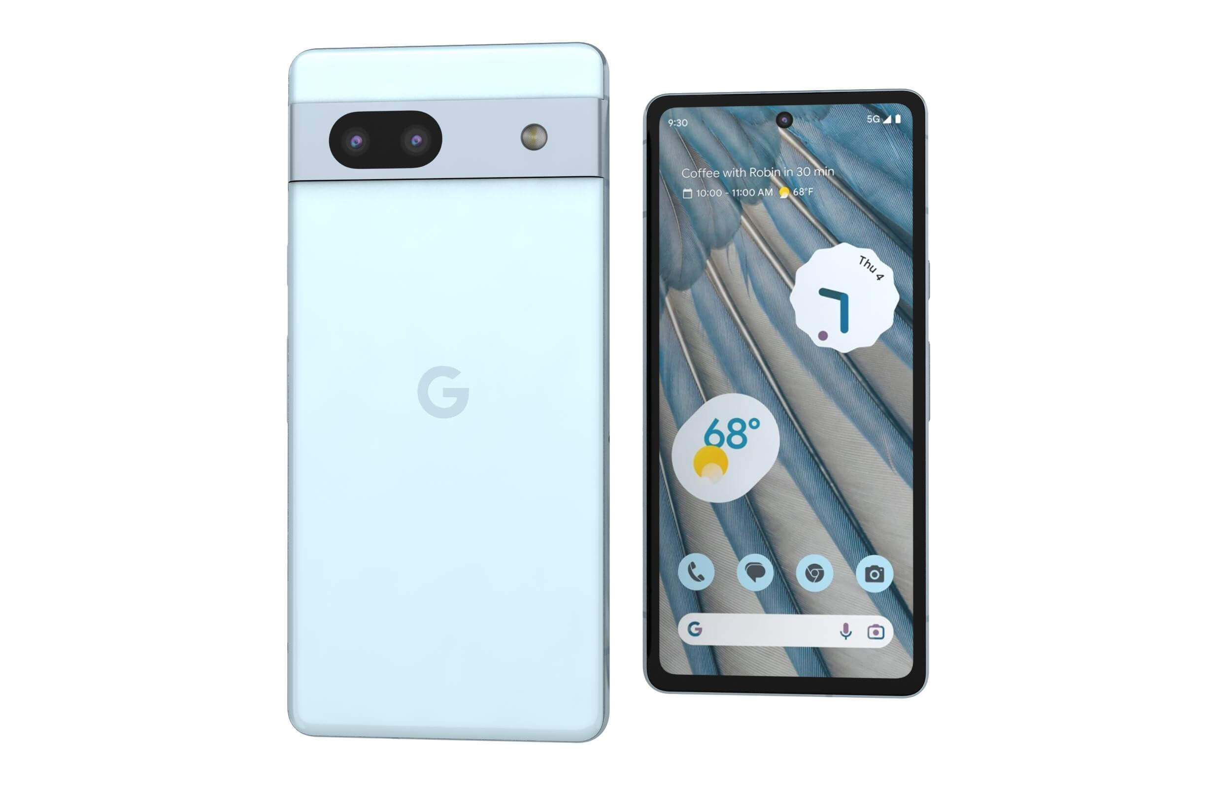 Google Pixel 7A Blue - 3D Model by Rever_Art