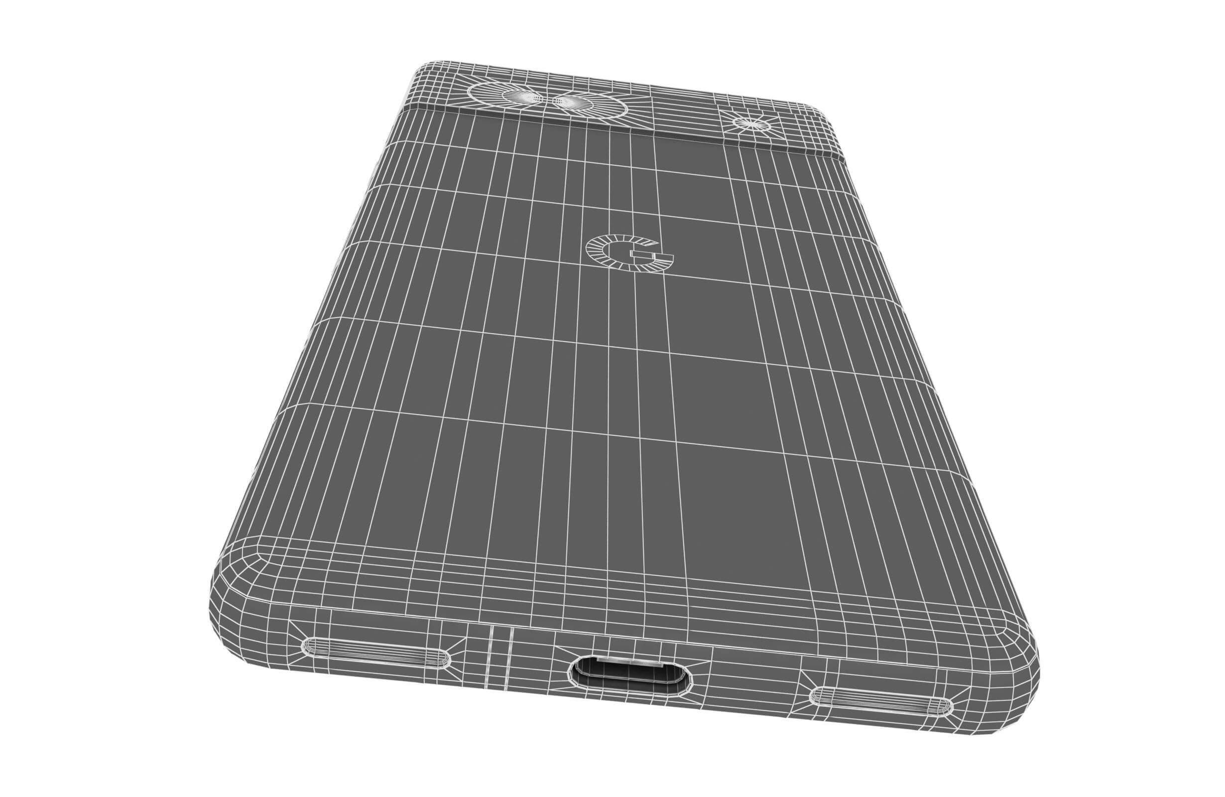 Google Pixel 7A Blue - 3D Model by Rever_Art