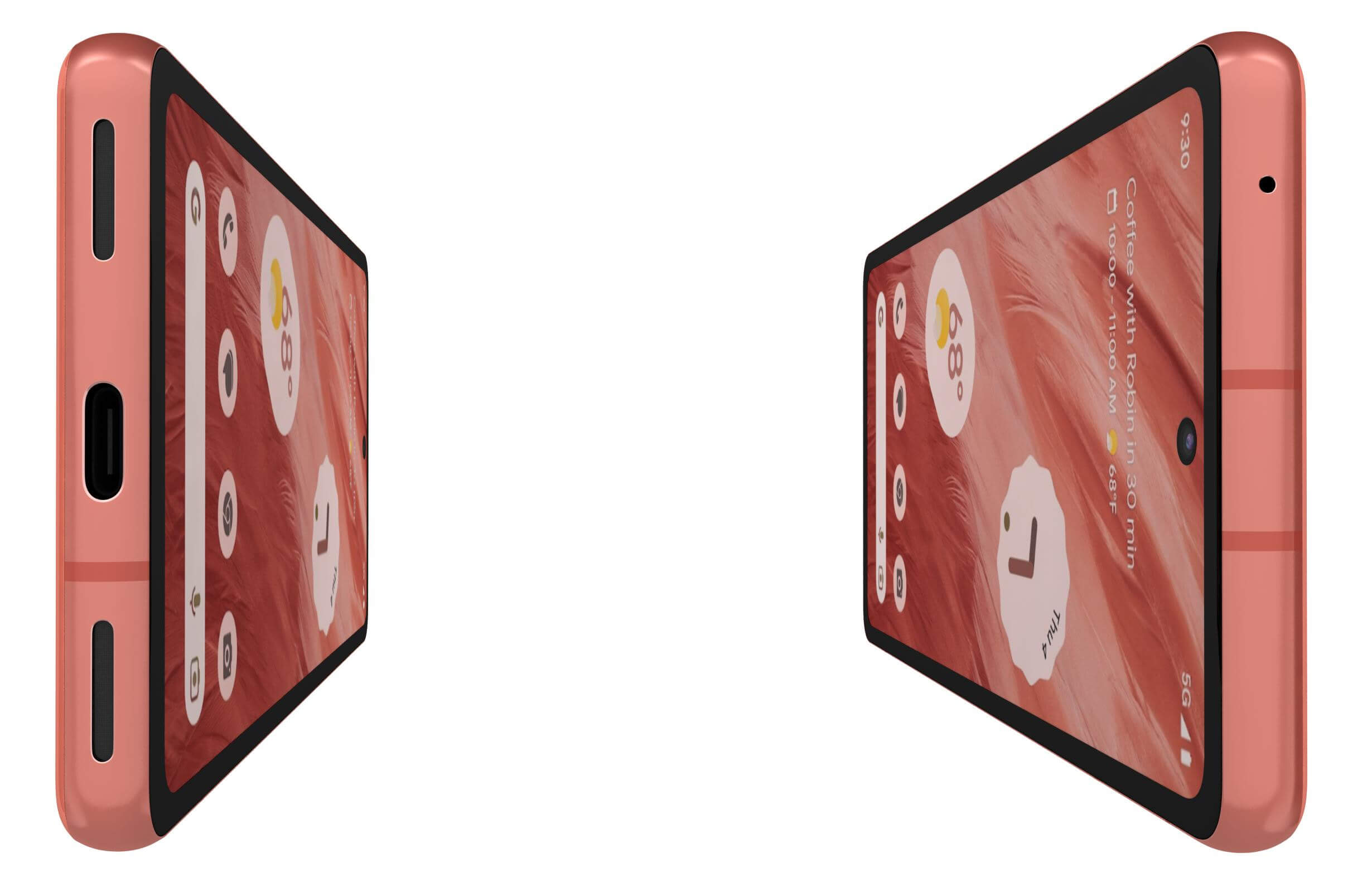 Google Pixel 7A Kinda Coral - 3D Model by Rever_Art