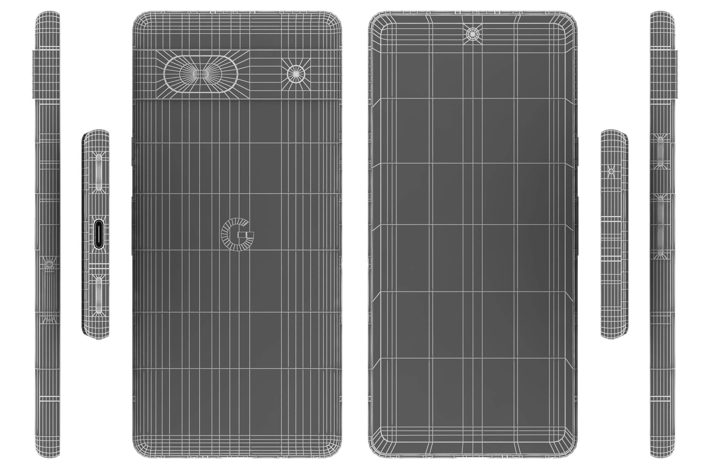 Google Pixel 7A White - 3D Model by Rever_Art