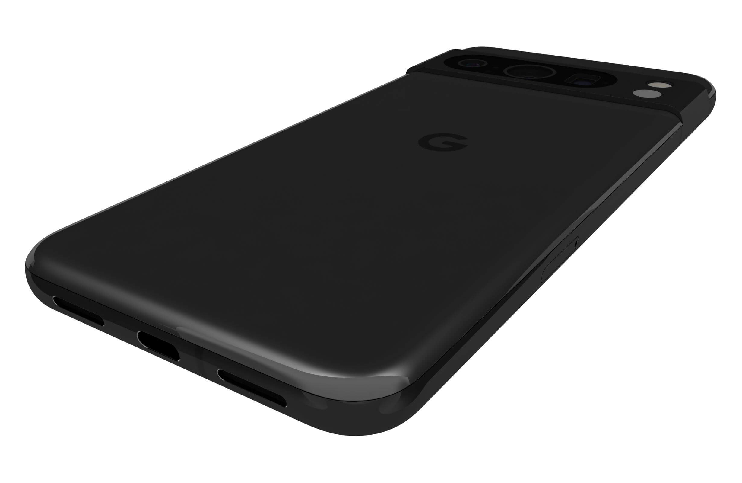 Google Pixel 8 Pro Obsidian Black - 3D Model by Rever_Art
