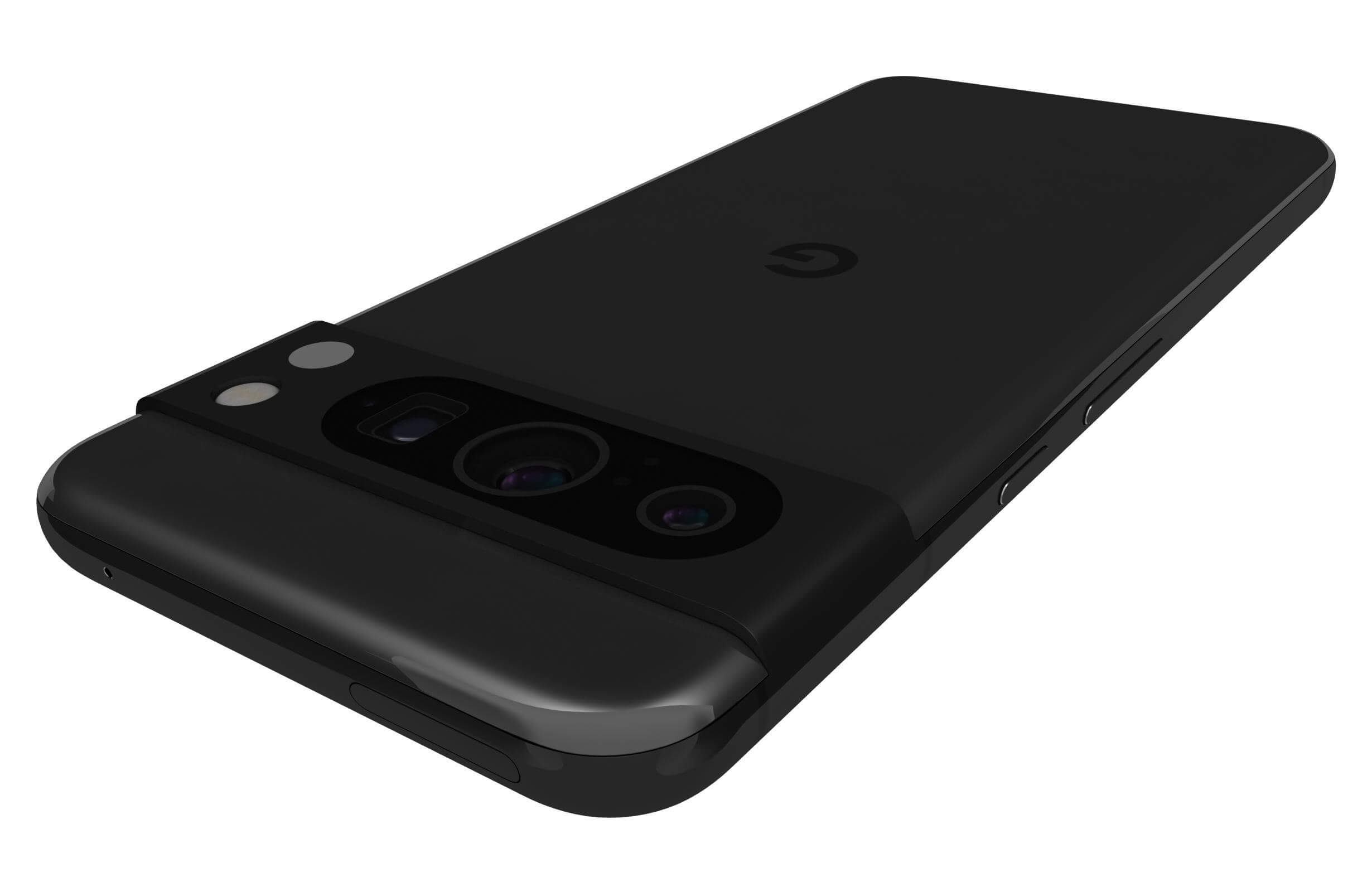 Google Pixel 8 Pro Obsidian Black - 3D Model by Rever_Art