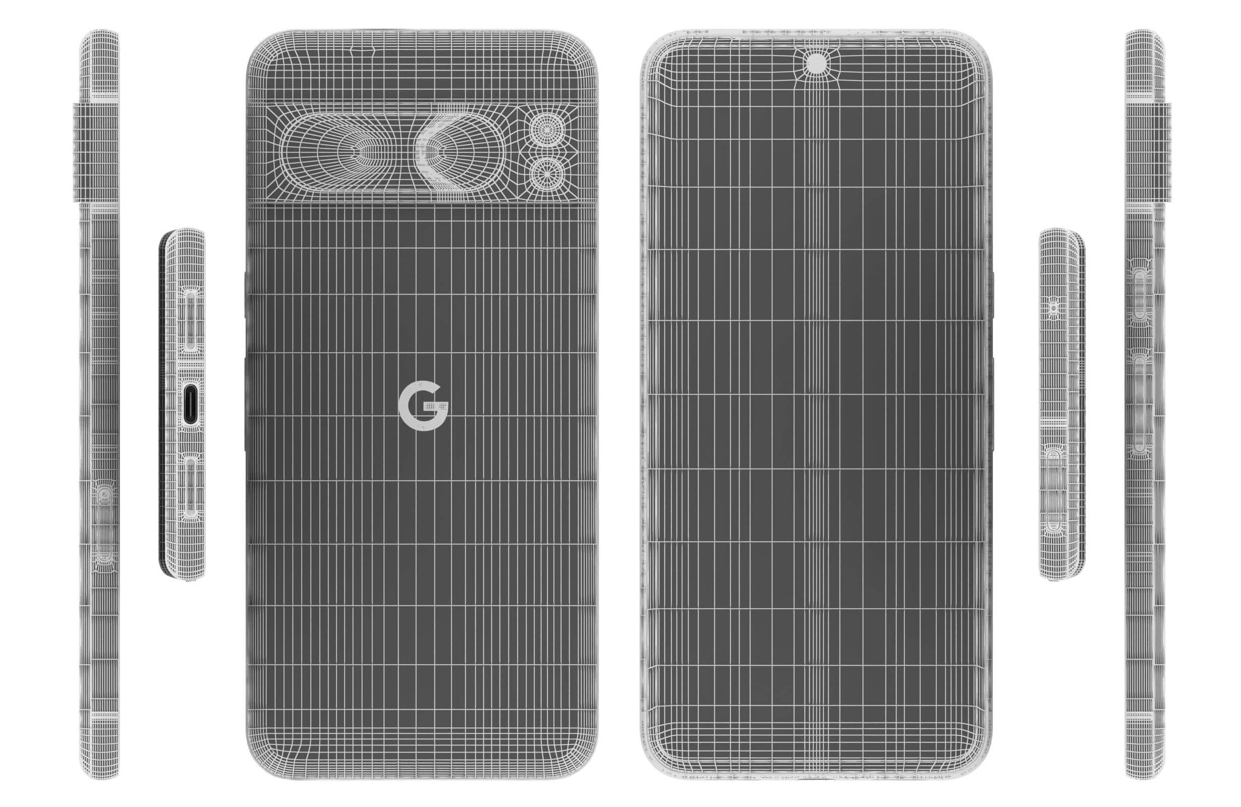 Google Pixel 8 Pro Procilain - 3D Model by Rever_Art