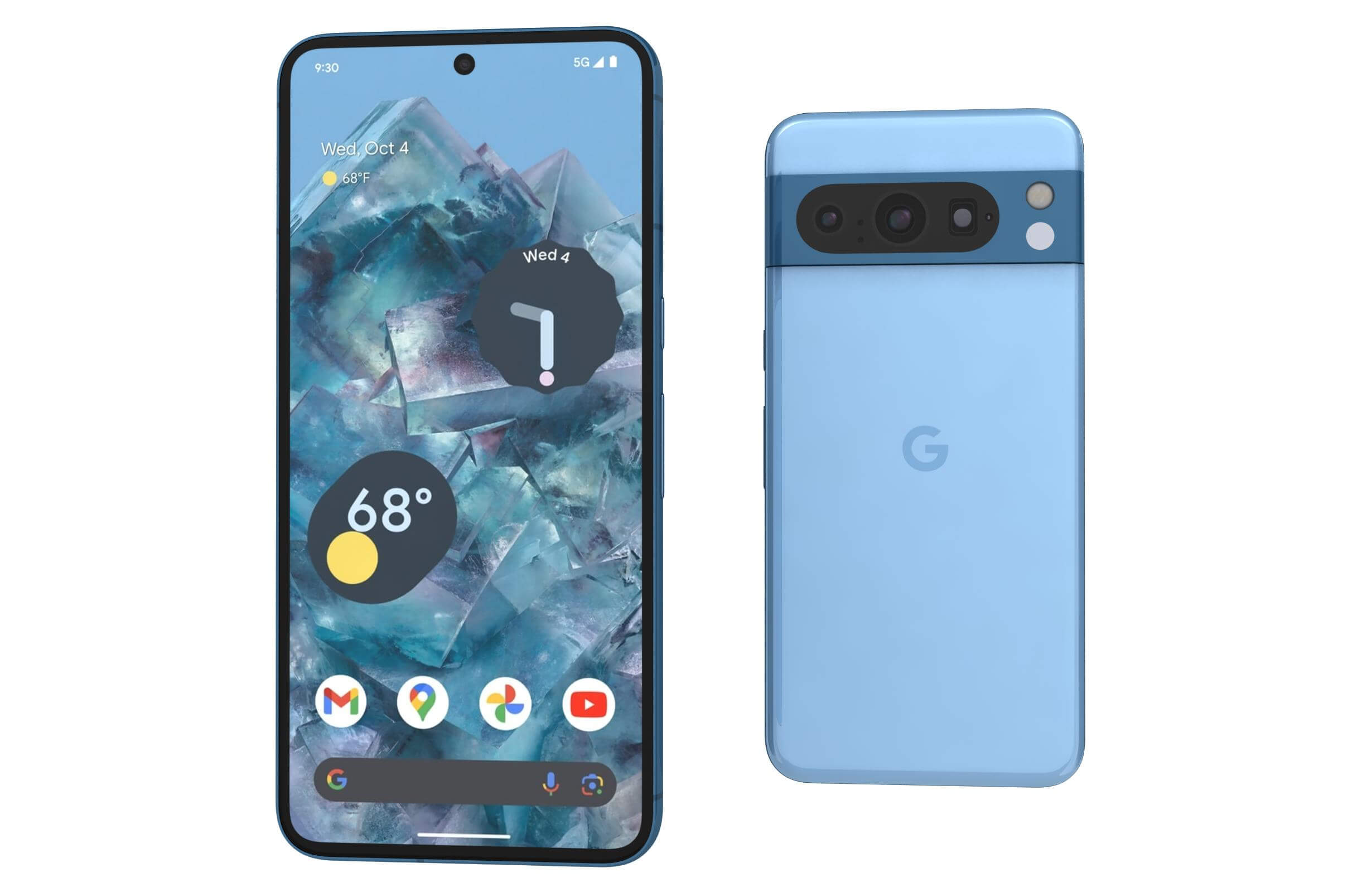 Google Pixel 8 Pro Sky Blue - 3D Model by Rever_Art