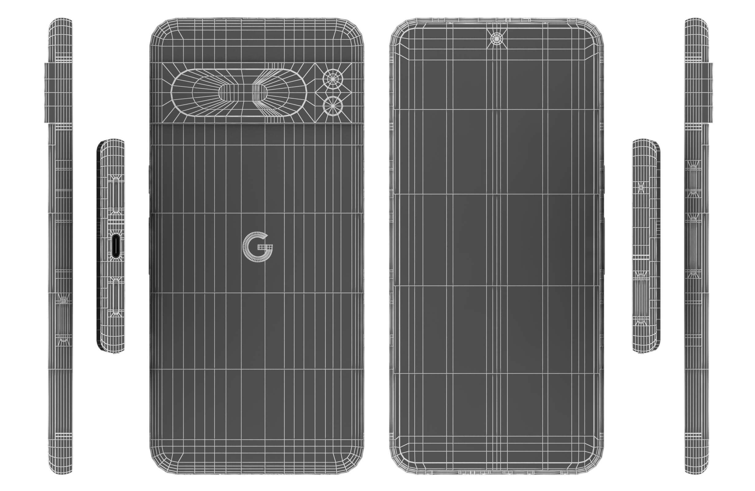 Google Pixel 8 Pro Sky Blue - 3D Model by Rever_Art