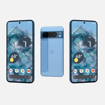 Google Pixel 8 Pro Sky Blue - 3D Model by Rever_Art